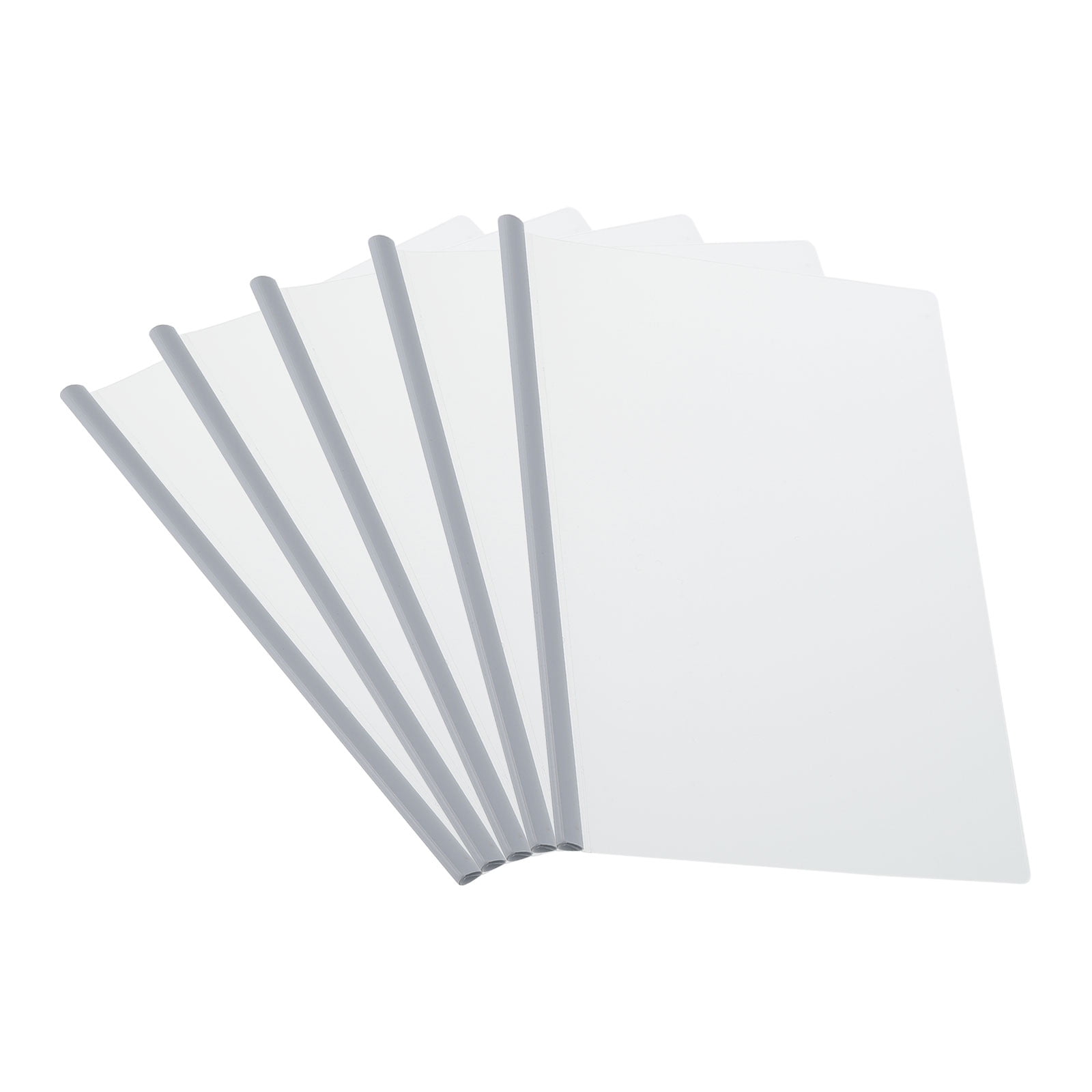 Uxcell Clear Report Covers with Sliding Bar, 5 Pcs 8mm Slide-Grip ...