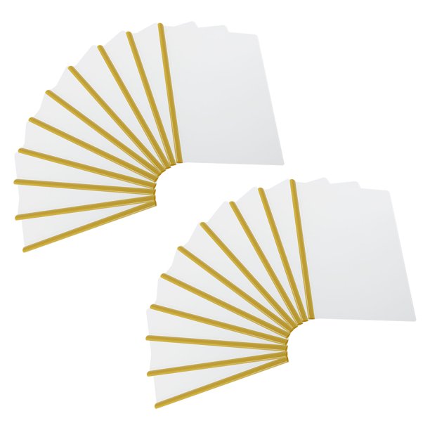 Uxcell Clear Report Covers with Sliding Bars, 20 Pcs 8mm Slide-Grip ...