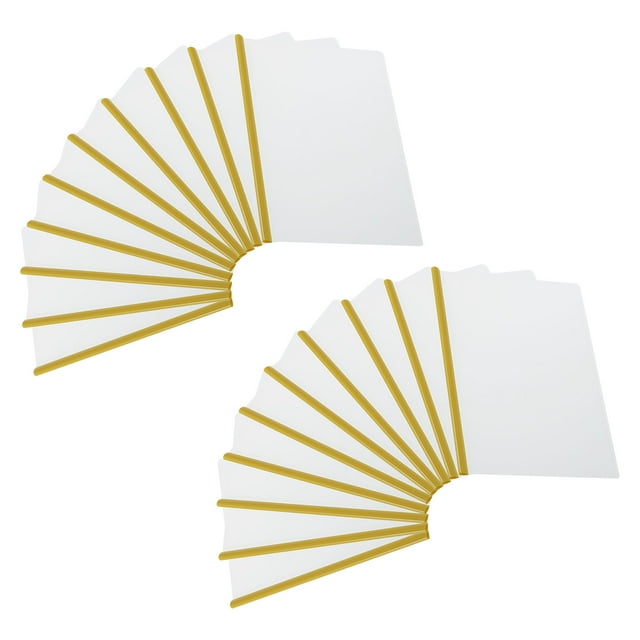 Uxcell Clear Report Covers with Sliding Bars, 20 Pcs 8mm Slide-Grip ...