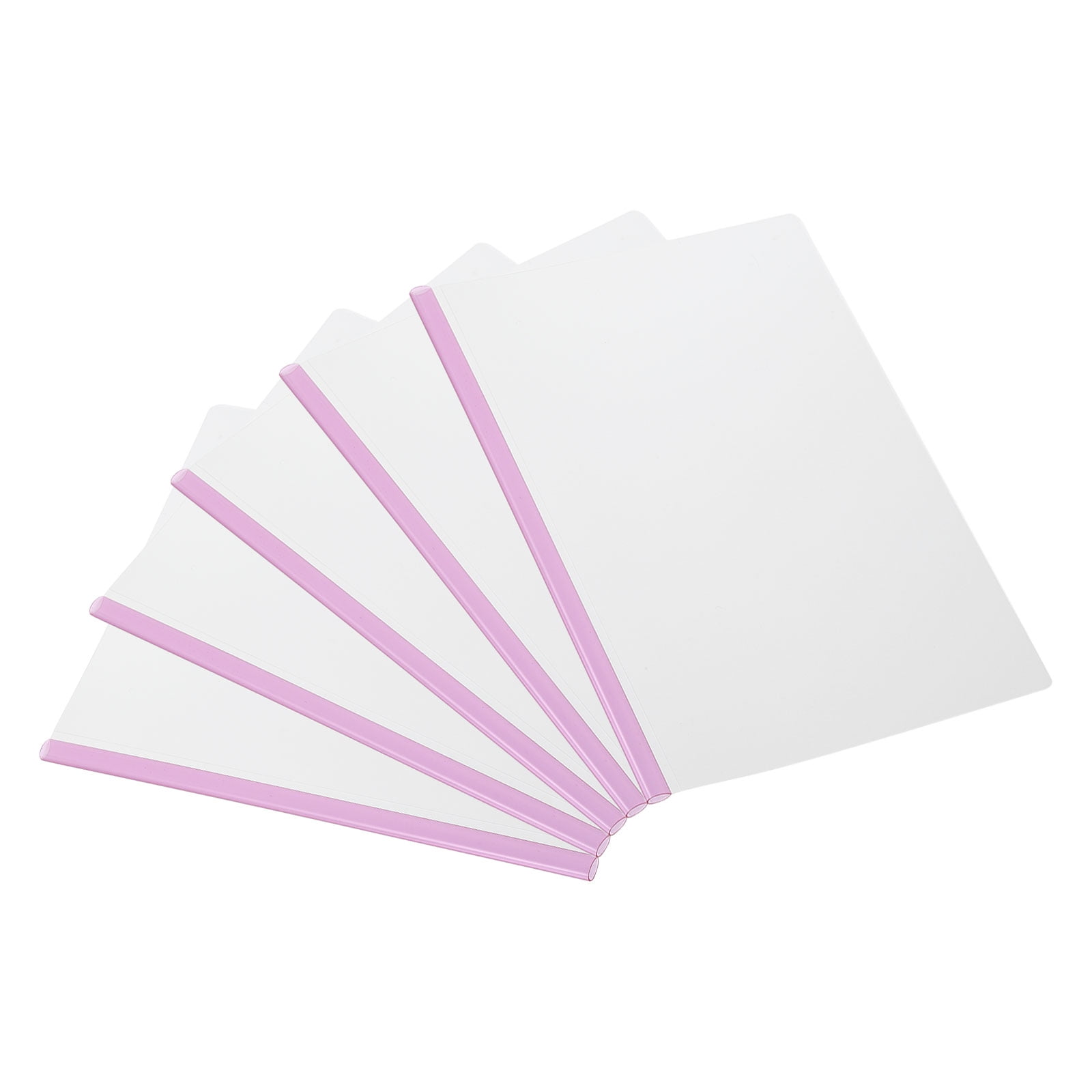 Uxcell Clear Report Covers with Sliding Bars, 5 Pcs 8mm Slide-Grip ...
