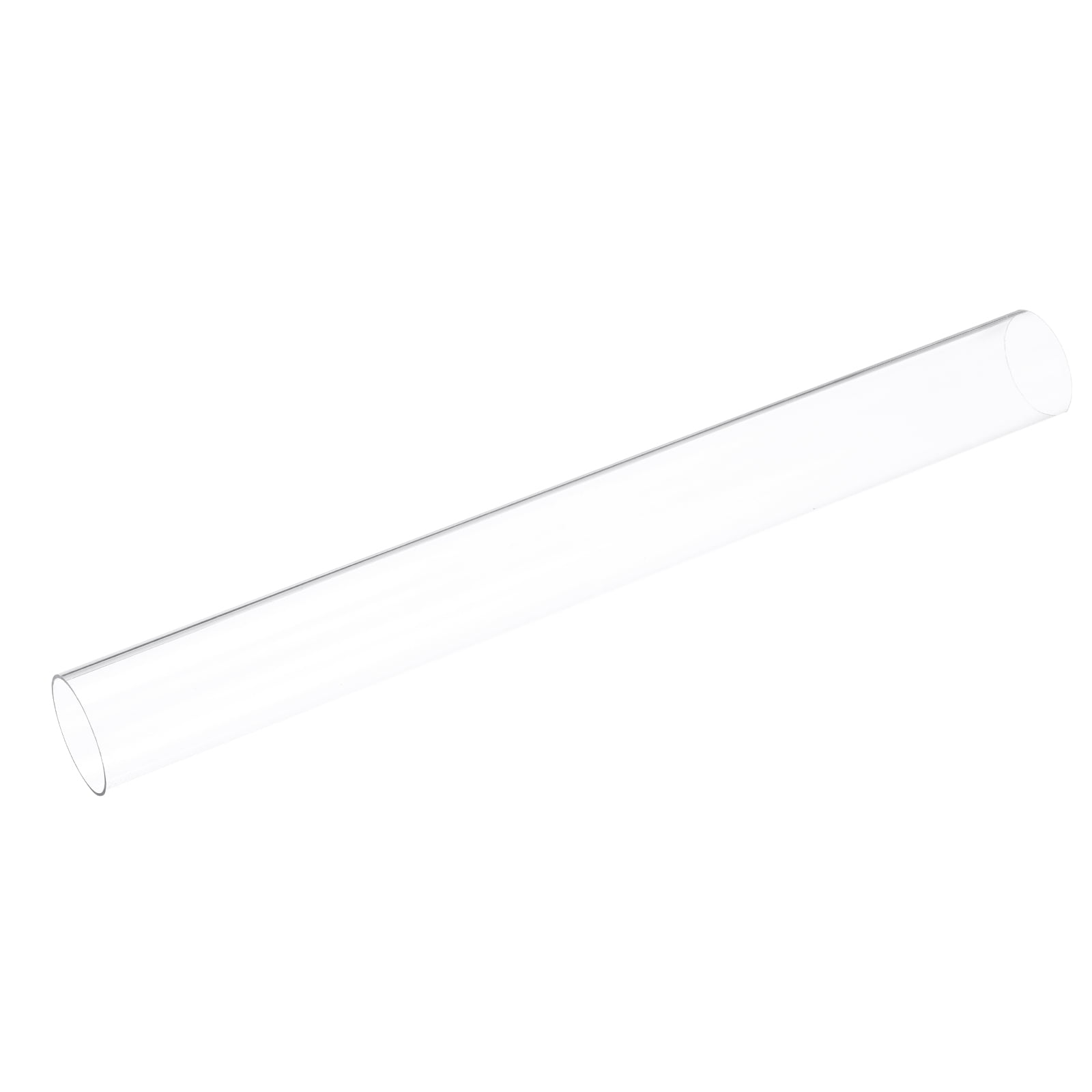 Uxcell Clear RigTubing 1 1/4 Inch(32mm) x 1.3 Inch(34mm) x 1Ft(305mm ...