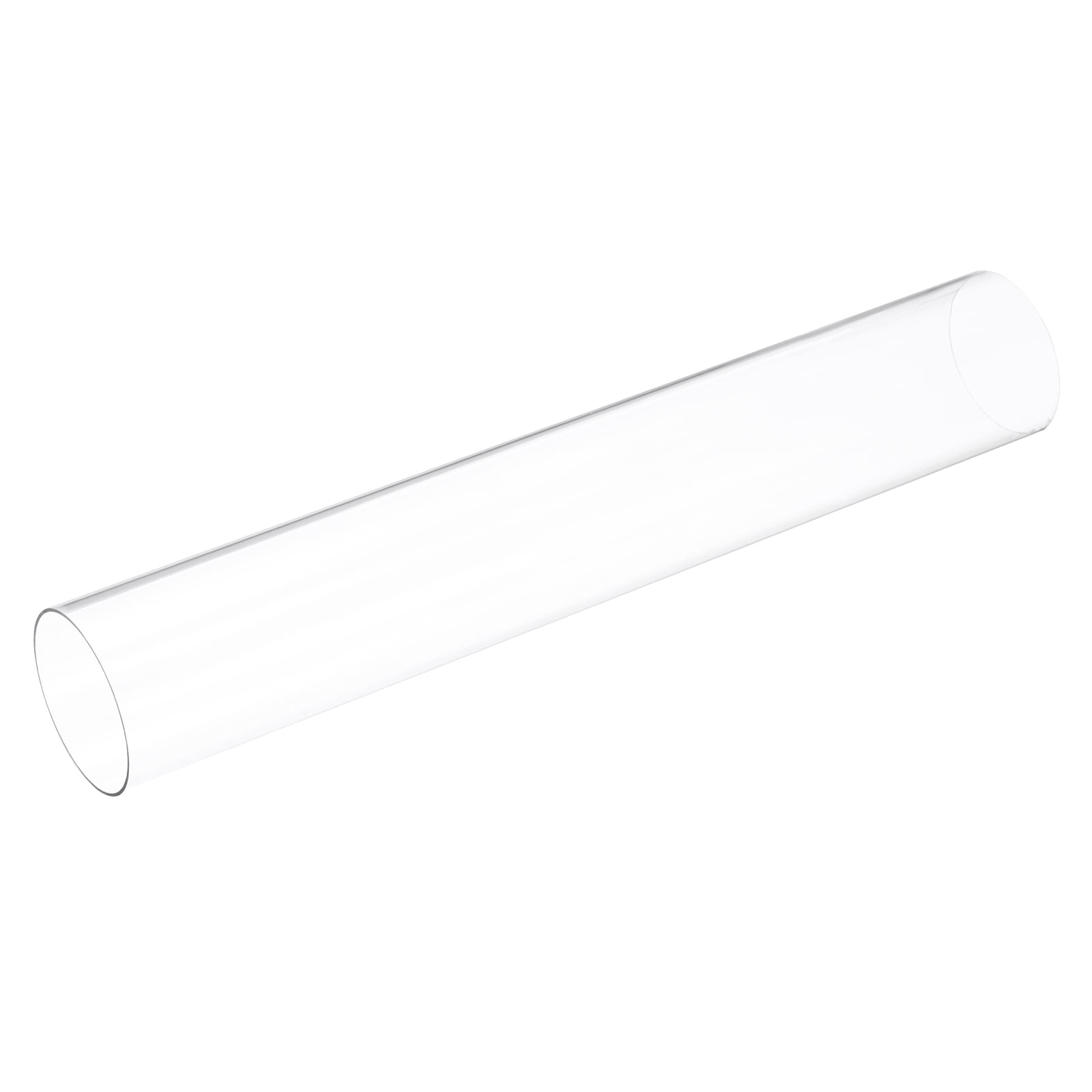 Uxcell Clear RigTubing 2 Inch(50mm) x 2 1/16 Inch(52mm) x 1Ft(305mm ...