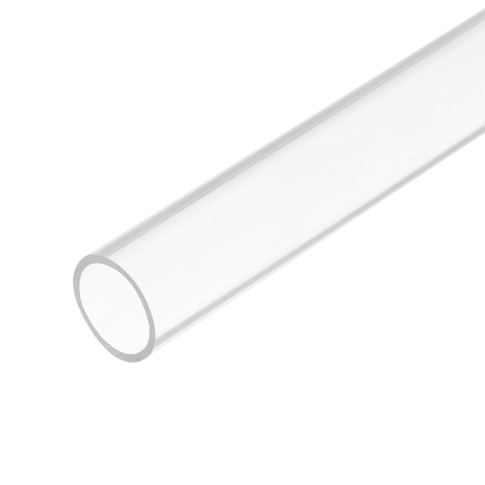 Uxcell Clear Rigid Acrylic Pipe 17mm ID x 20mm OD x 305mm Round Tube ...