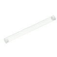 Uxcell Clear Rigid Tube Round Plastic Tubing with End Cap Water Pipe ...