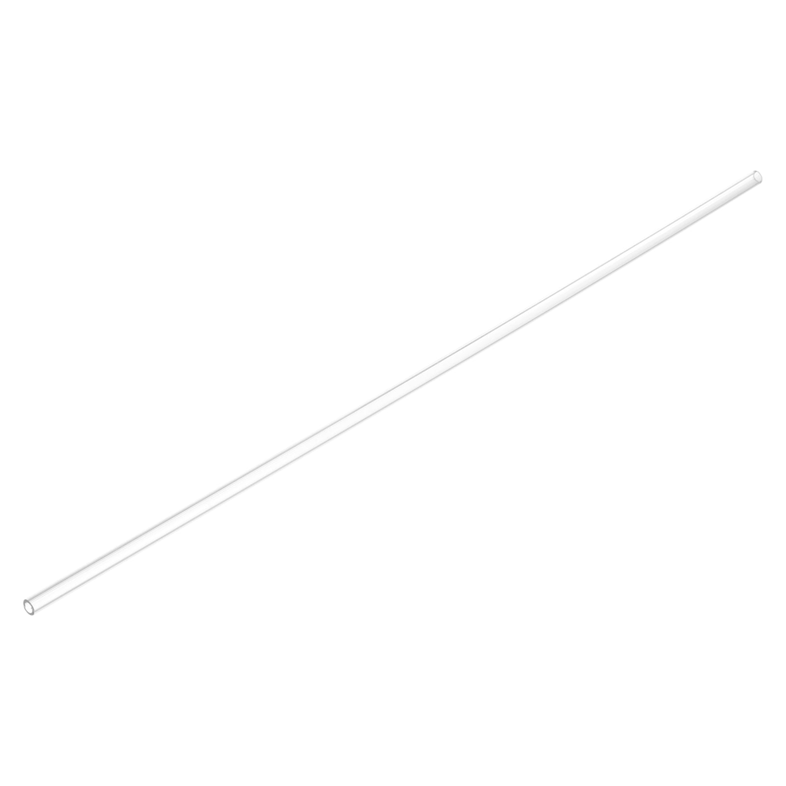 Uxcell Clear Rigid Tubing 3mm(1/8") x 5mm(3/16") x 1Ft Length Round ...