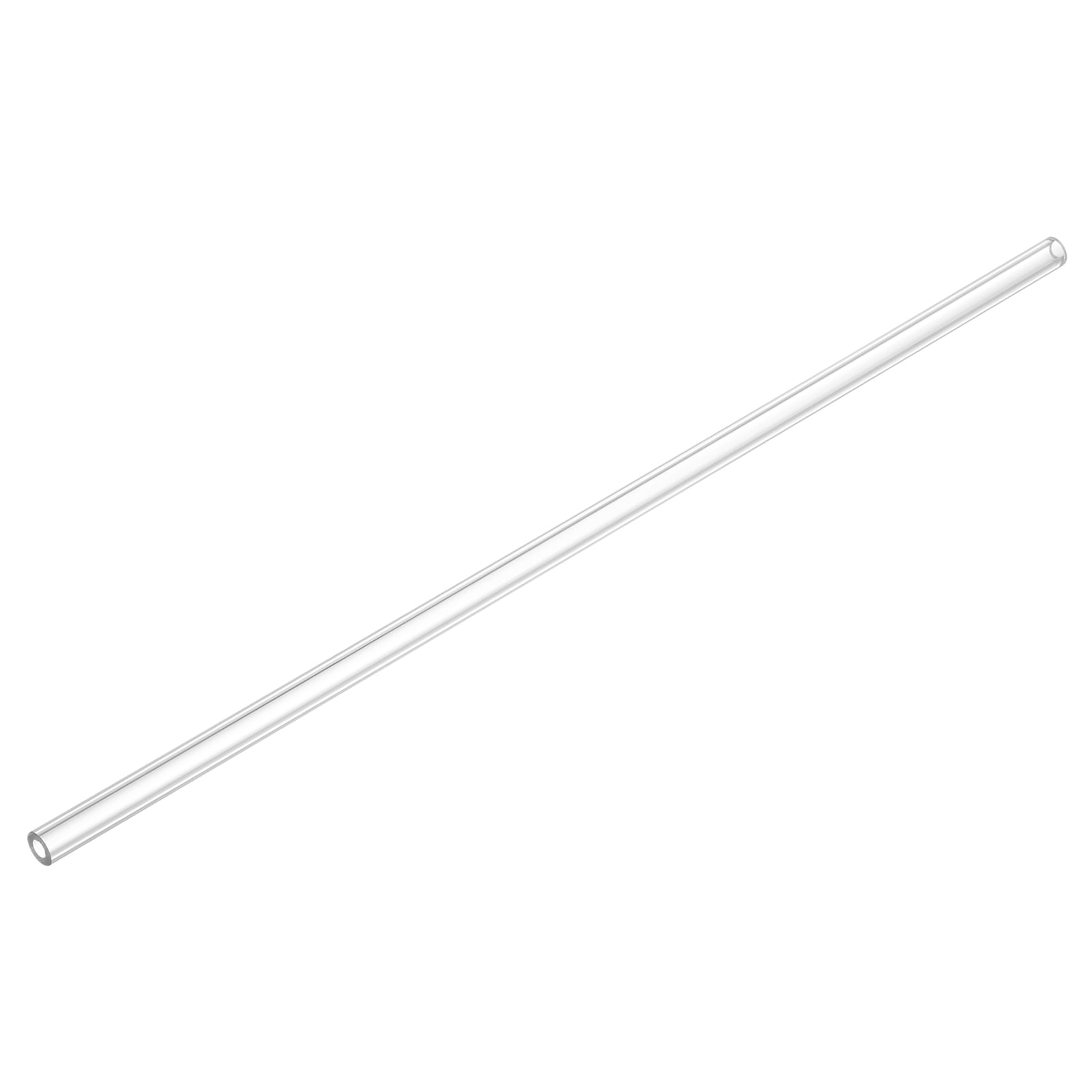 Uxcell Clear Rigid Tubing 4mm(5/32") x 8mm(5/16") x 1Ft Length Round ...