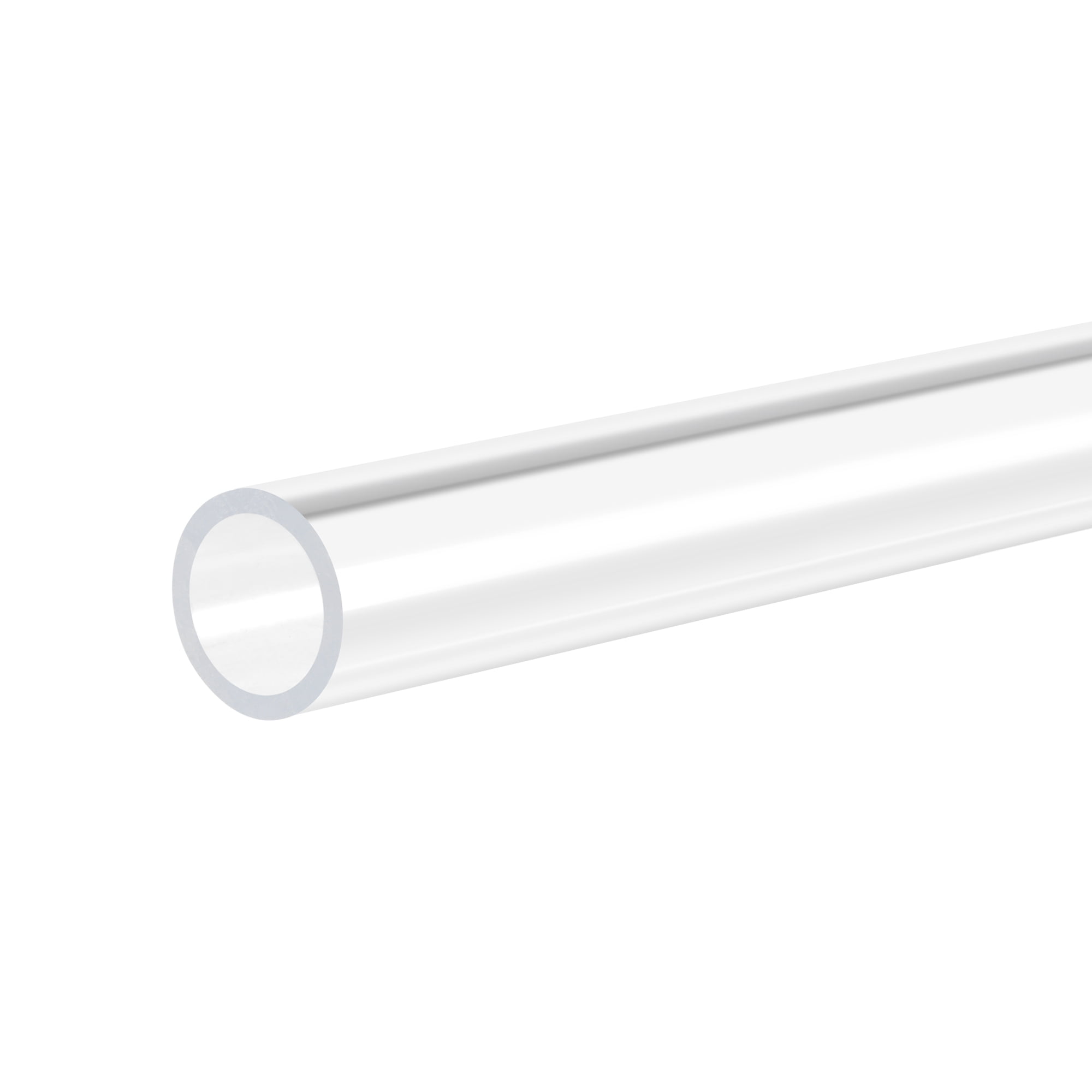 Uxcell Clear Rigid Tubing 8mm(5/16'')ID x 10mm(25/64'')OD x 14inch ...