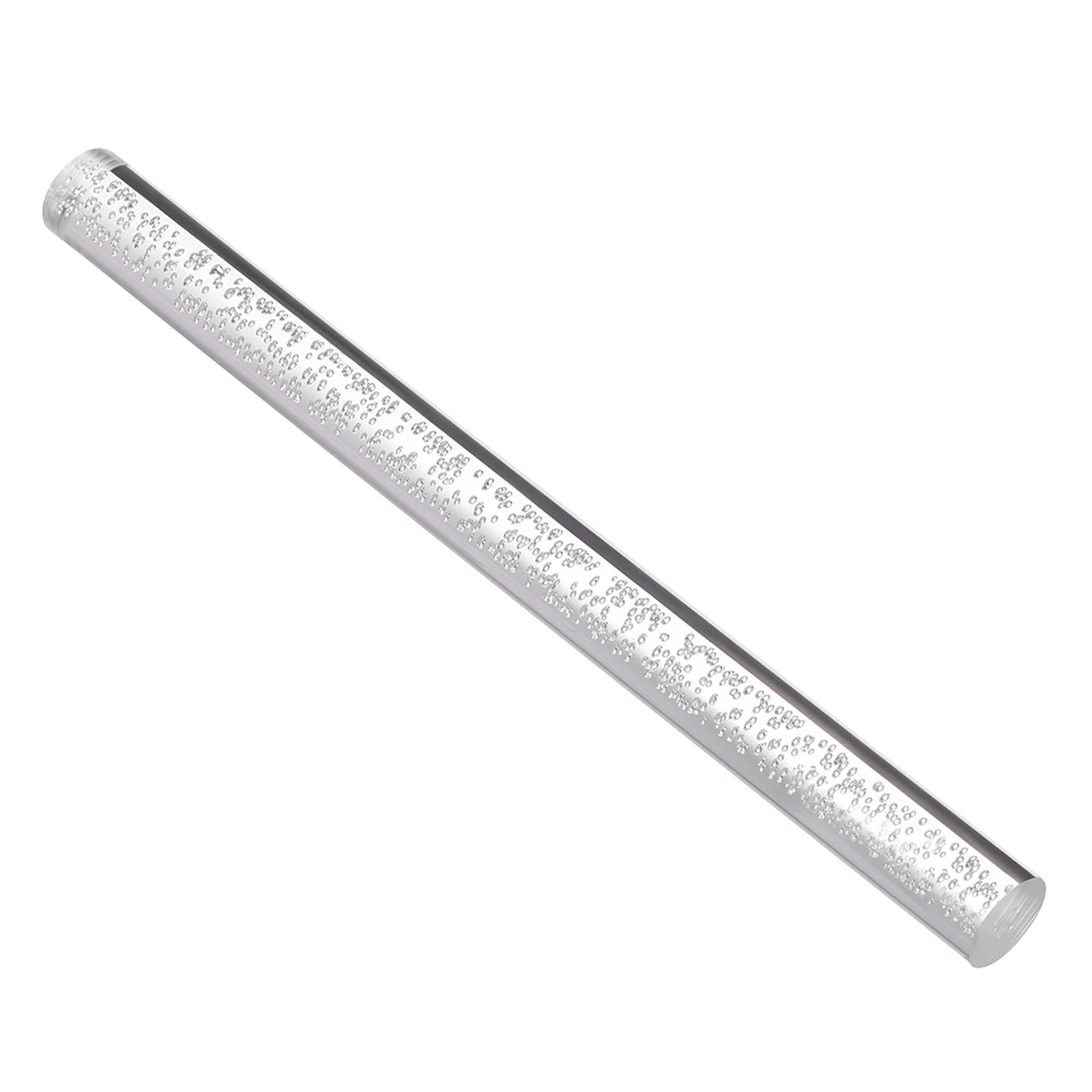 Uxcell Clear Round Bubble Solid Acrylic Round Rod PMMA Extruded Bar 10 ...