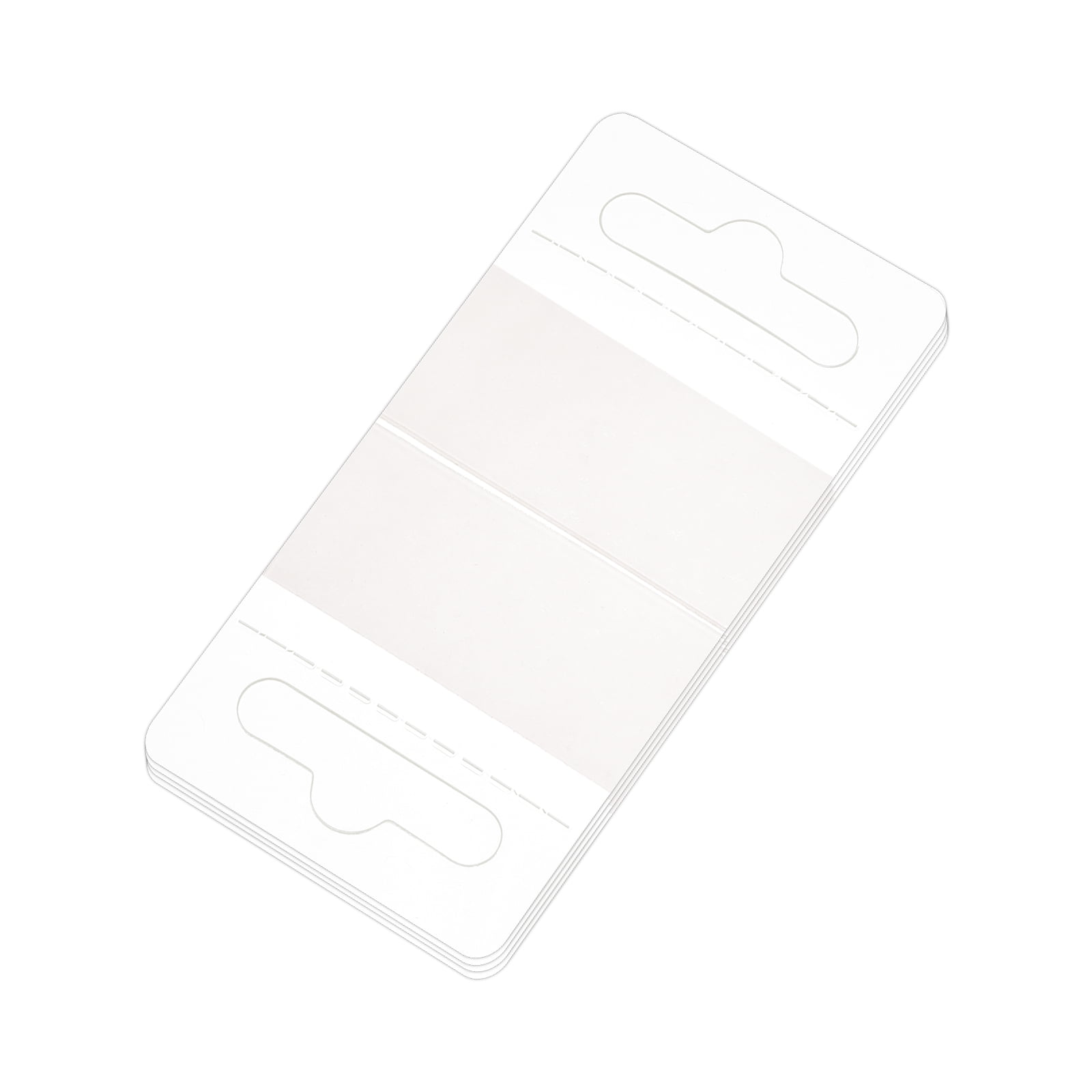 Uxcell Clear Self Adhesive Hang Tab Hook, 45x40mm Plastic Display ...