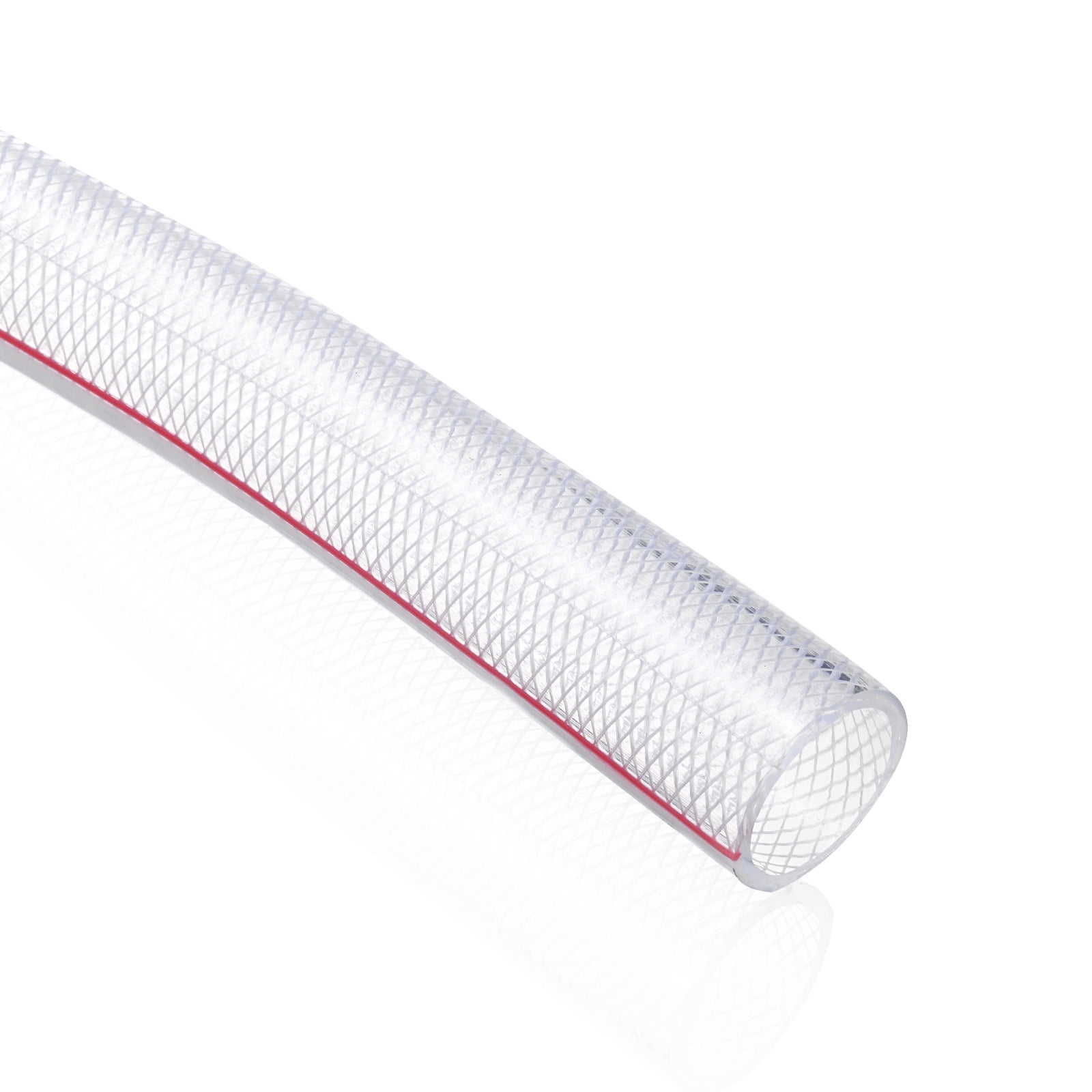 Uxcell Clear Tubing, 1-1/2" ID x 10 ft High Pressure Braided Clear ...