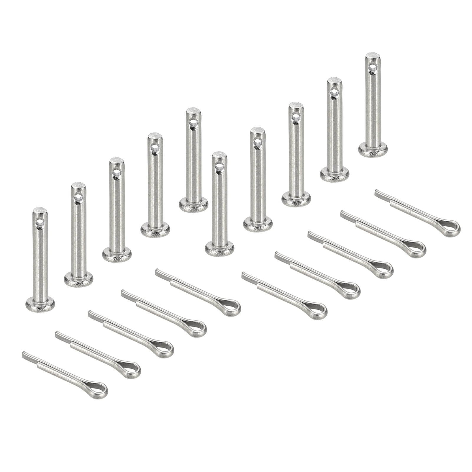 Uxcell Clevis Pins, Single Hole Flat Head Fastener Lock Systems with ...