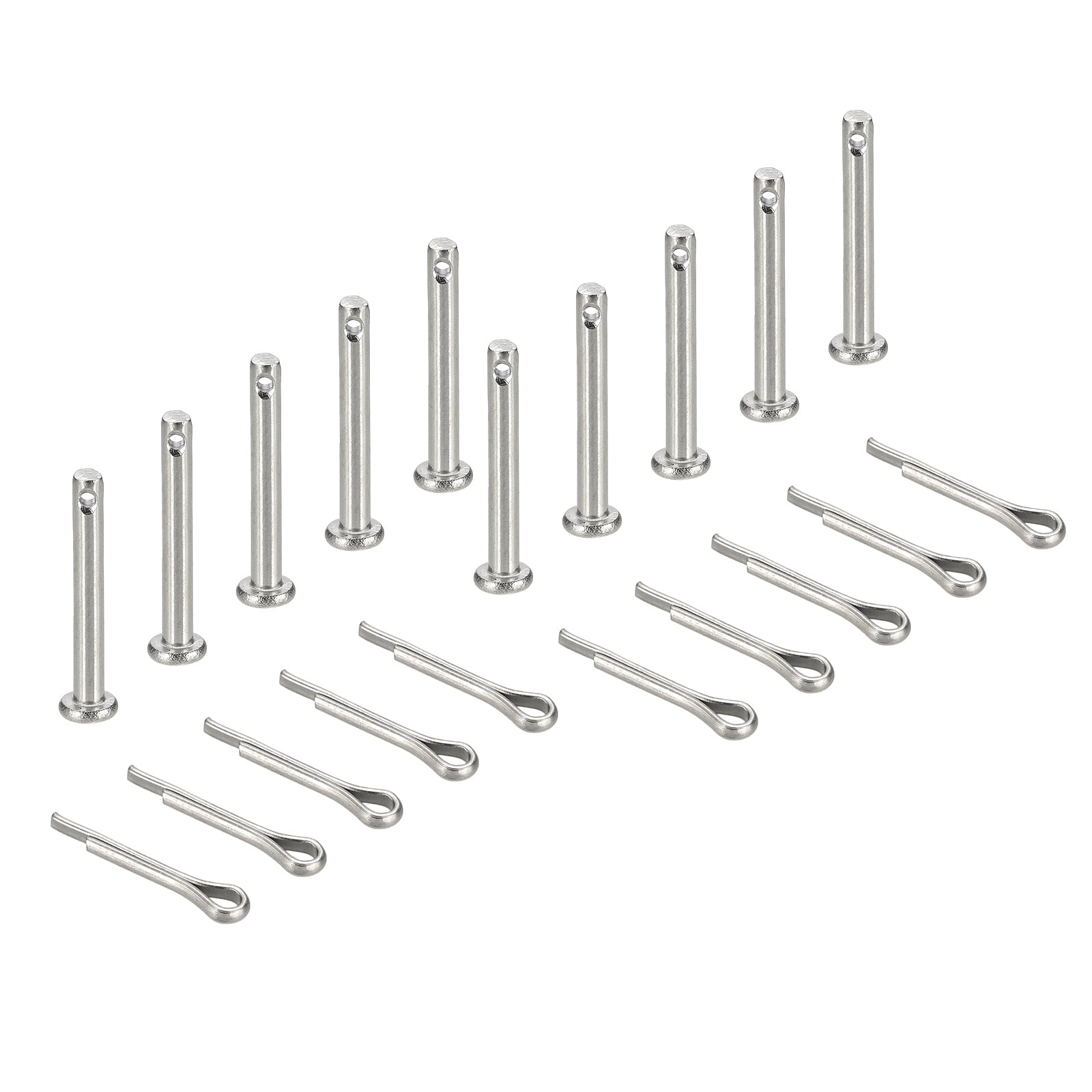 Uxcell Clevis Pins, Single Hole Flat Head Fastener Lock Systems with ...