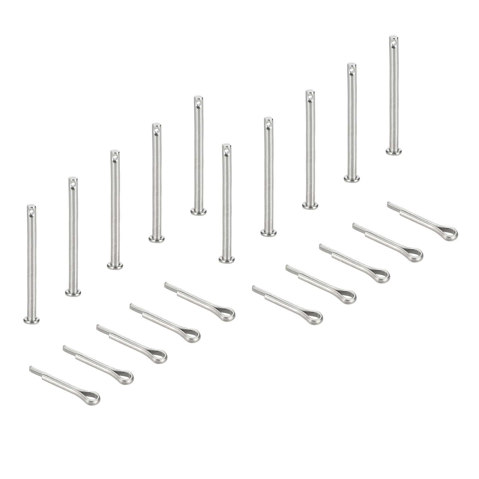 Uxcell Clevis Pins, Single Hole Flat Head Fastener Lock Systems with ...