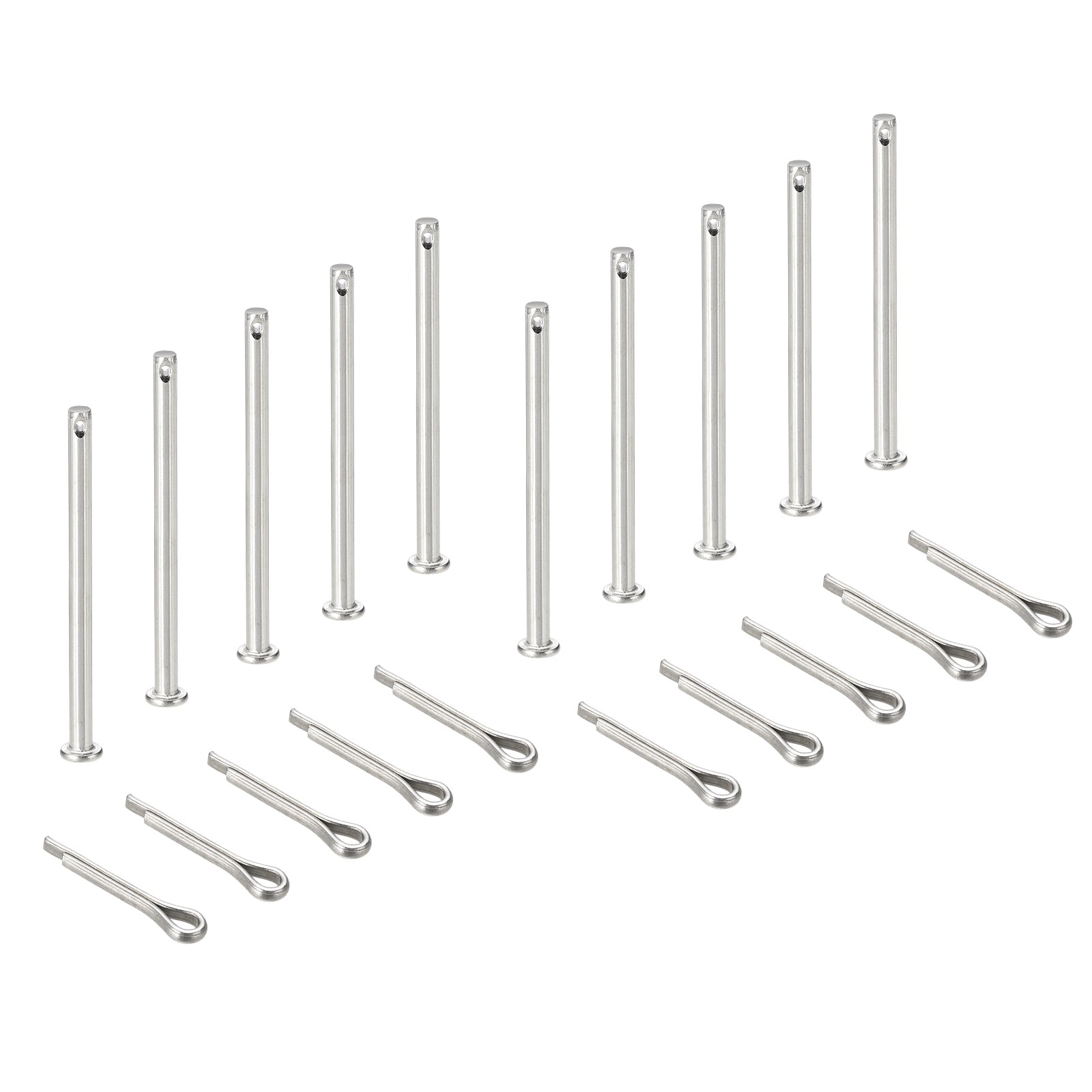 Uxcell Clevis Pins, Single Hole Flat Head Fastener Lock Systems with ...