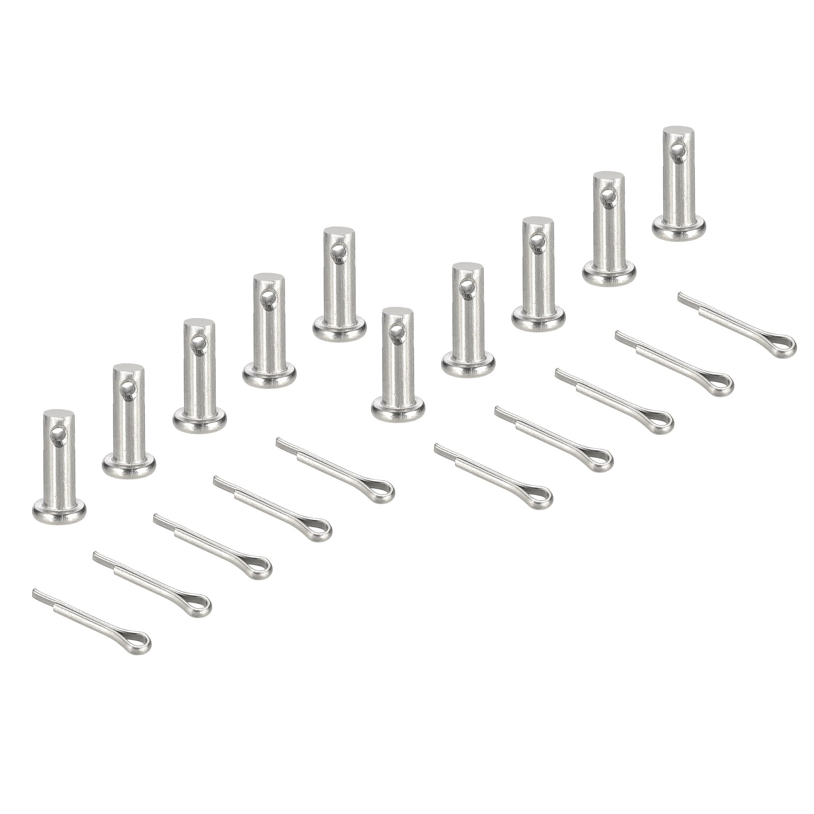 Uxcell Clevis Pins, Single Hole Flat Head Fastener Lock Systems with ...