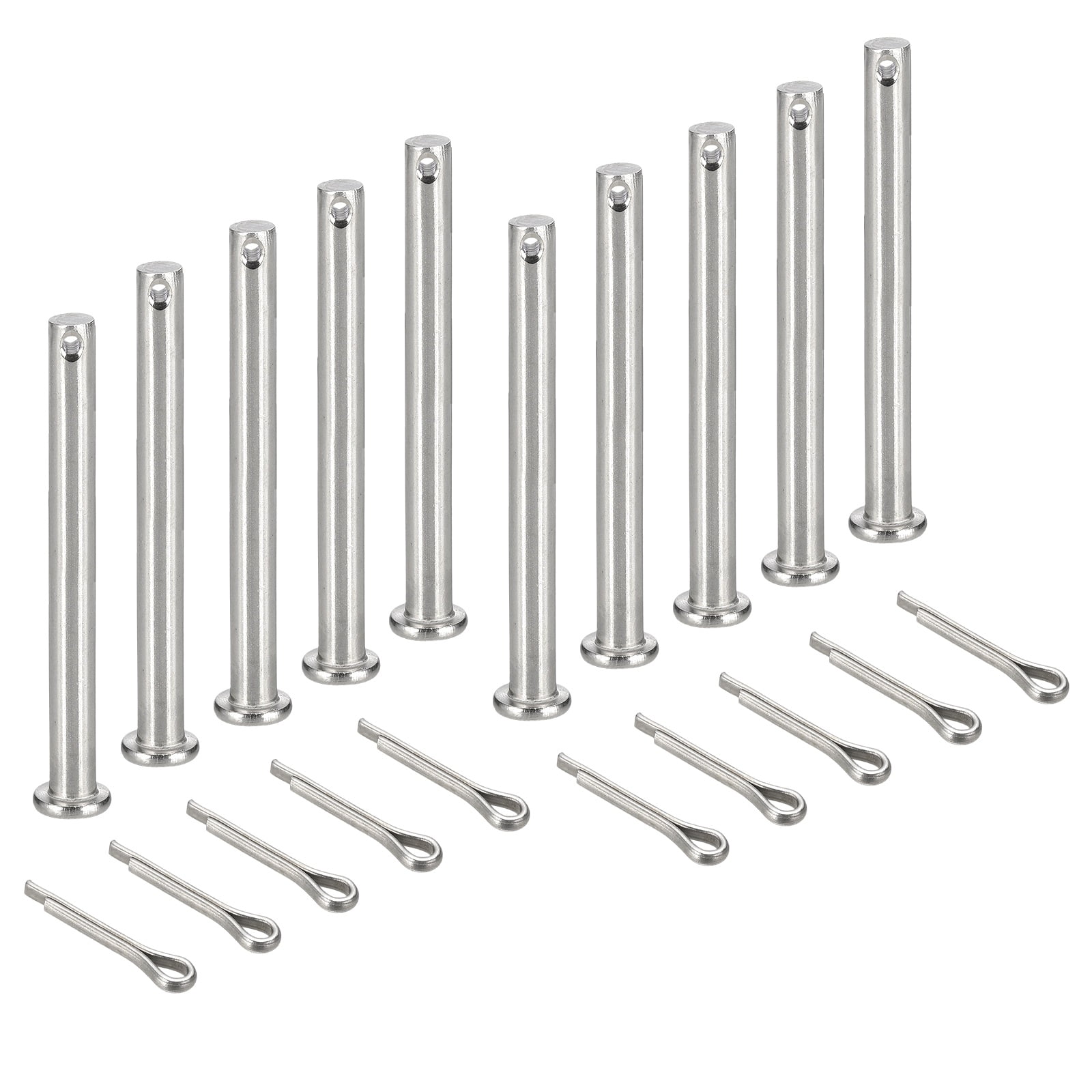 Uxcell Clevis Pins, Single Hole Flat Head Fastener Lock Systems with ...