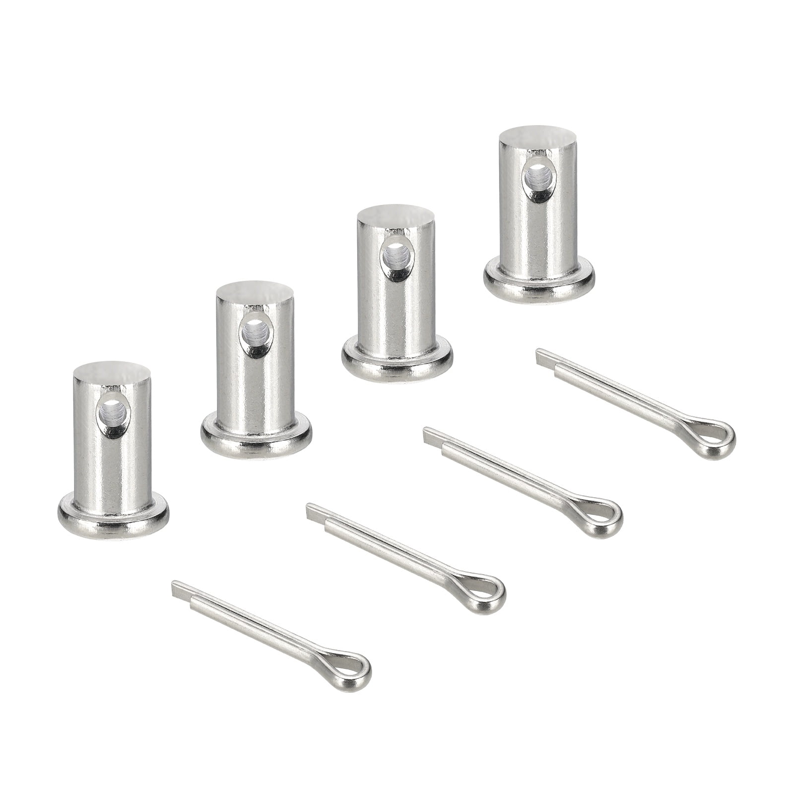 Uxcell Clevis Pins, Single Hole Flat Head Fastener Lock Systems with ...