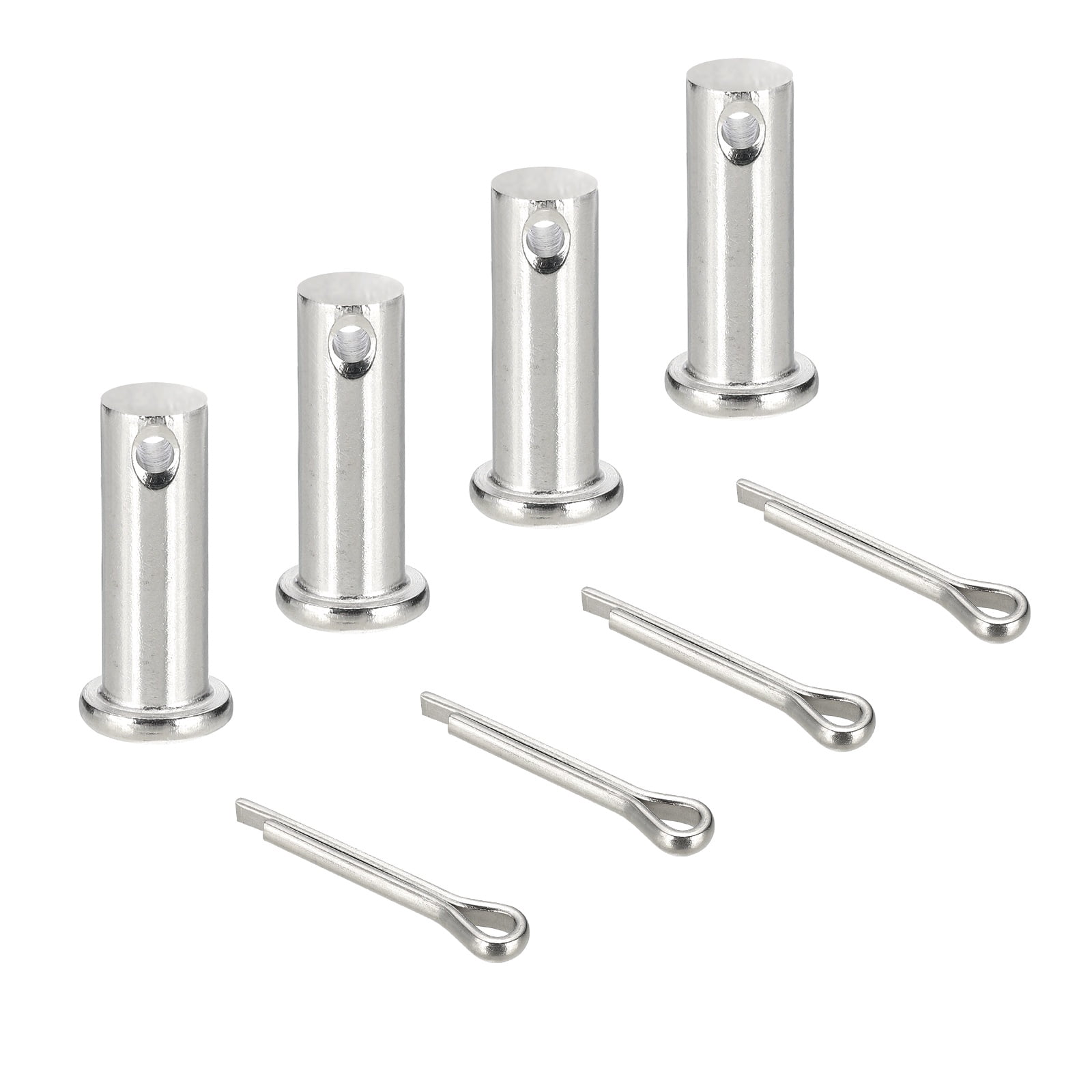 Uxcell Clevis Pins, Single Hole Flat Head Fastener Lock Systems with ...