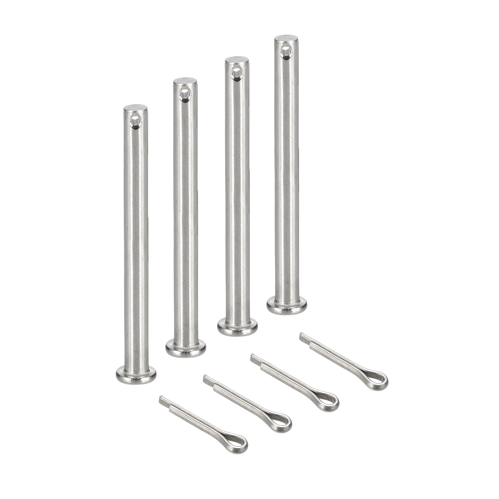 Uxcell Clevis Pins, Single Hole Flat Head Fastener Lock Systems with ...