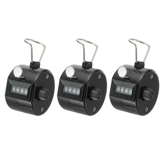 Uxcell Clicker Counter Hand Tally Counter Mechanical 4-Digit Number ...