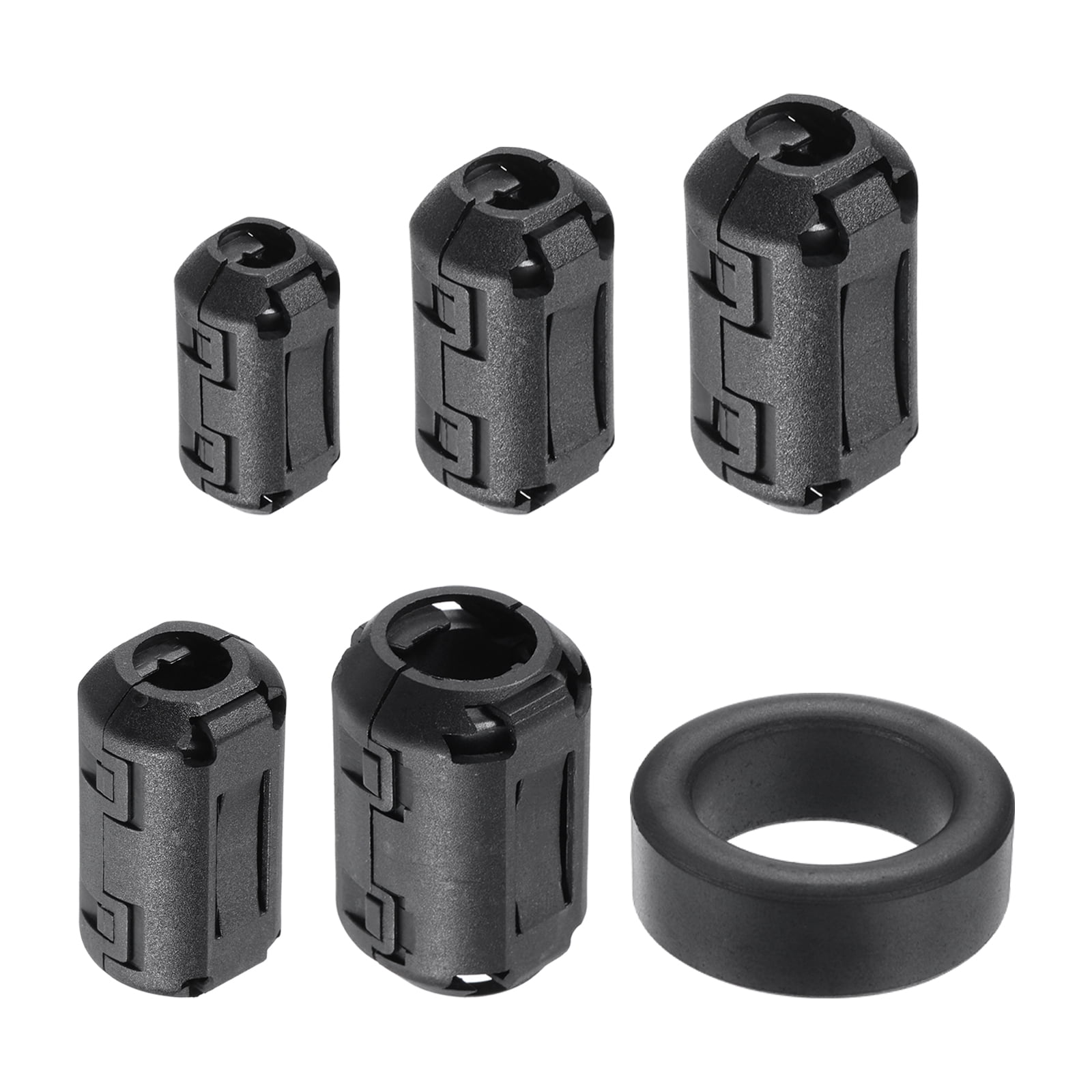 Uxcell Clip-on Ferrite Ring Core Anti-interference Noise for 3mm/ 5mm ...