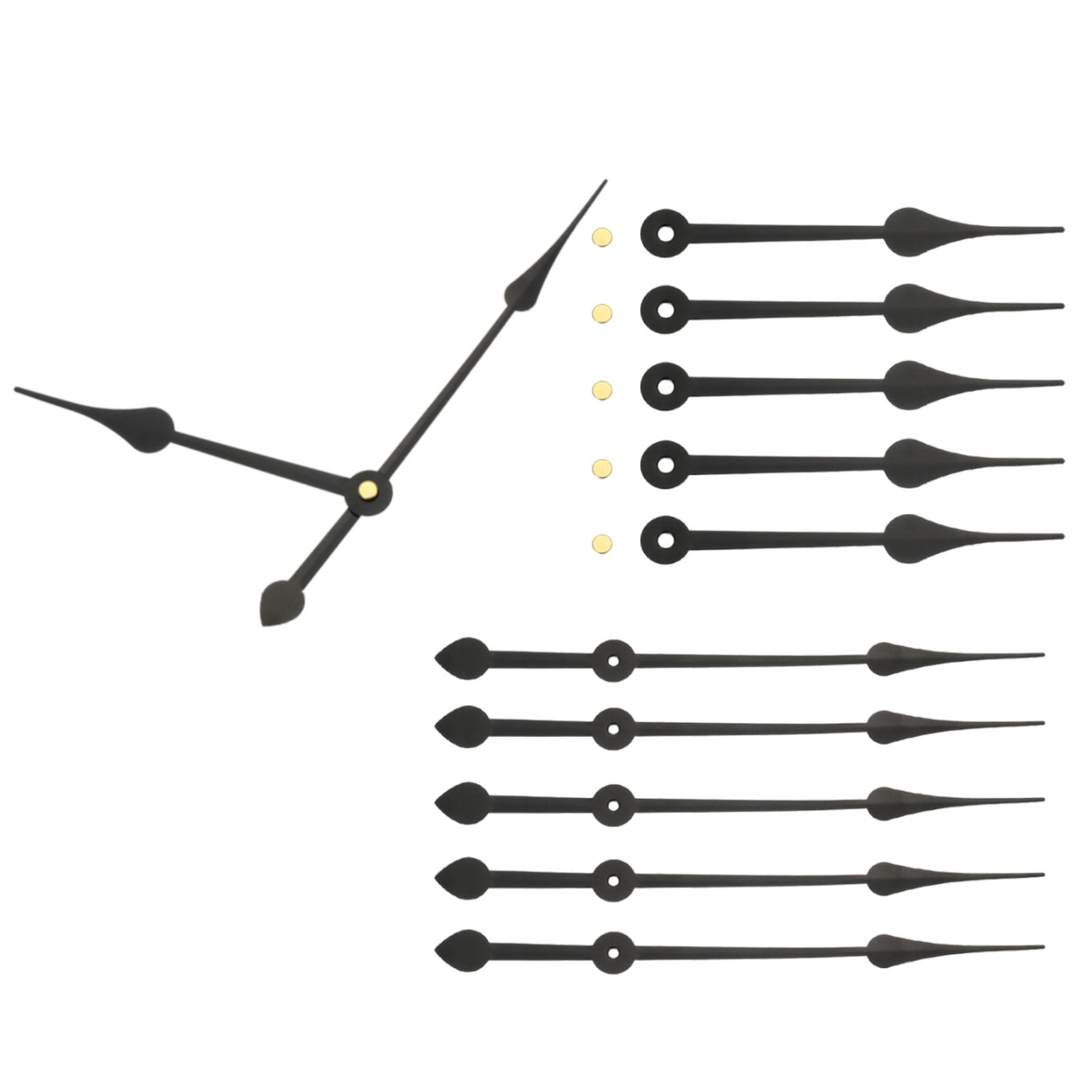 Uxcell Replacement Clock Hands Kit, 6 Set Replacement Clock Hands Kits ...