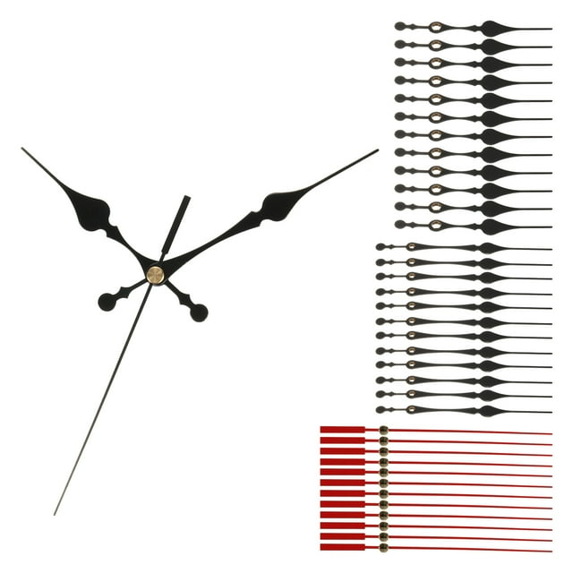 Uxcell Clock Hands, 12 Set Clock Hands Kits Clock Mechanism Movement ...