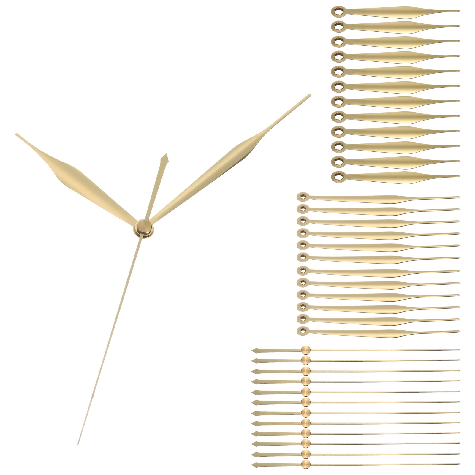 Uxcell Clock Hands, 12 Set Clock Hands Kits Clock Mechanism Movement ...