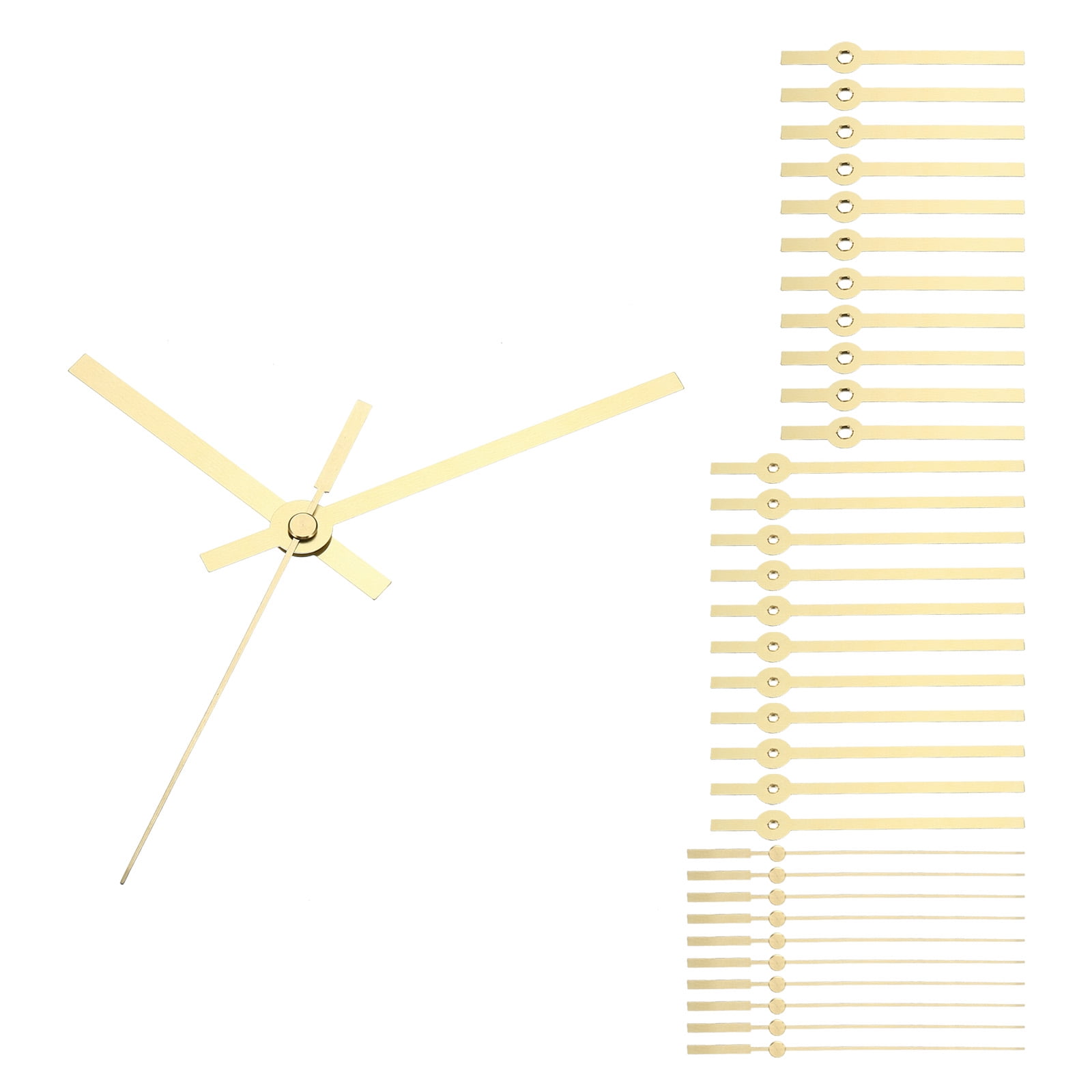 Uxcell Clock Hands Kit, 12 Set Clock Mechanism Movement Aluminum Wall ...