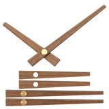 Uxcell Clock Hands Kit, 3 Set Wooden Clock Mechanism Movement Wall ...