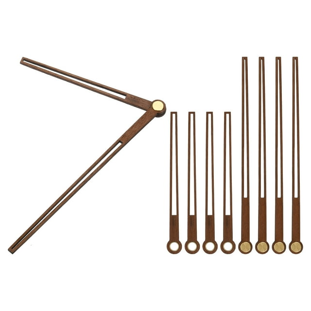 Uxcell Clock Hands Kit, 5 Set Wooden Clock Mechanism Movement Wall ...