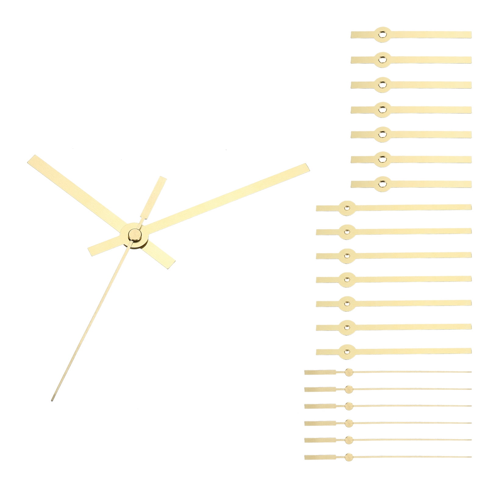 Uxcell Clock Hands Kit, 8 Set Clock Mechanism Movement Aluminum Wall ...