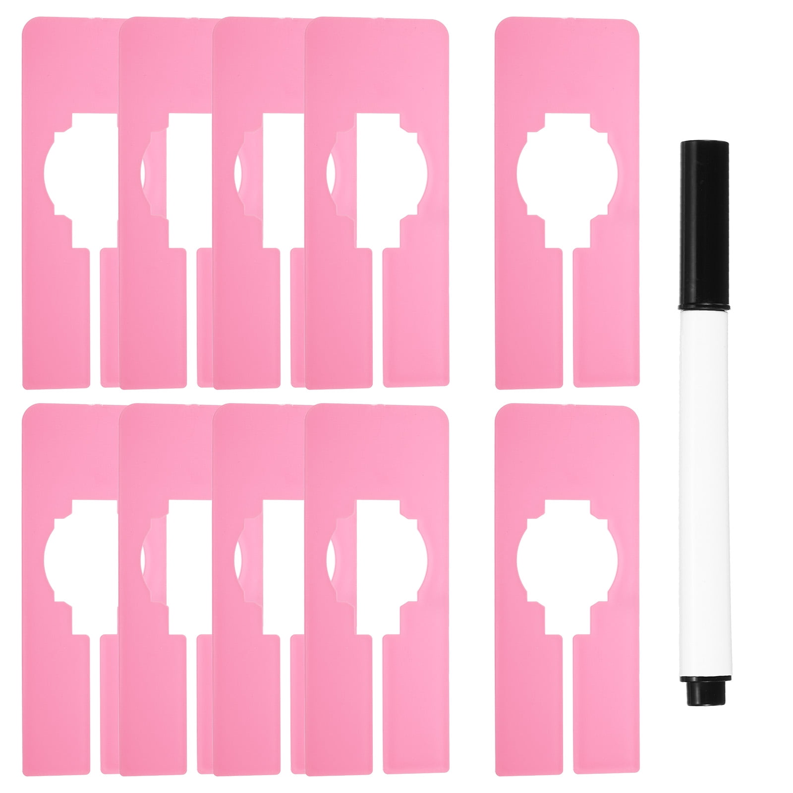 Uxcell Clothes Dividers,10 Pack Rectangle Closet Rack Dividers Clothing ...