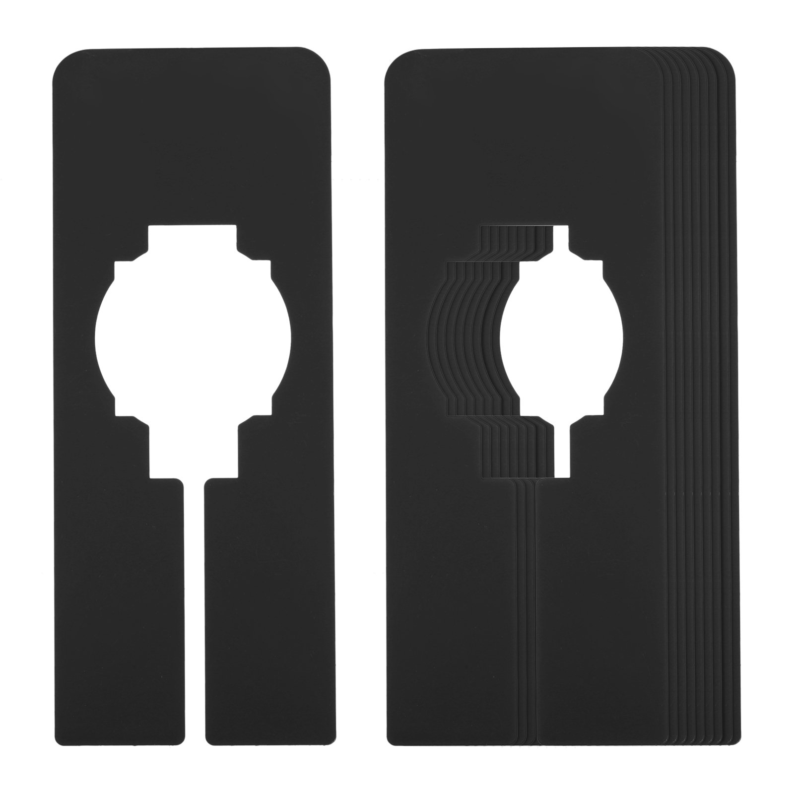 Uxcell Clothes Dividers, Closet Clothing Rack Dividers Blank Rectangle ...