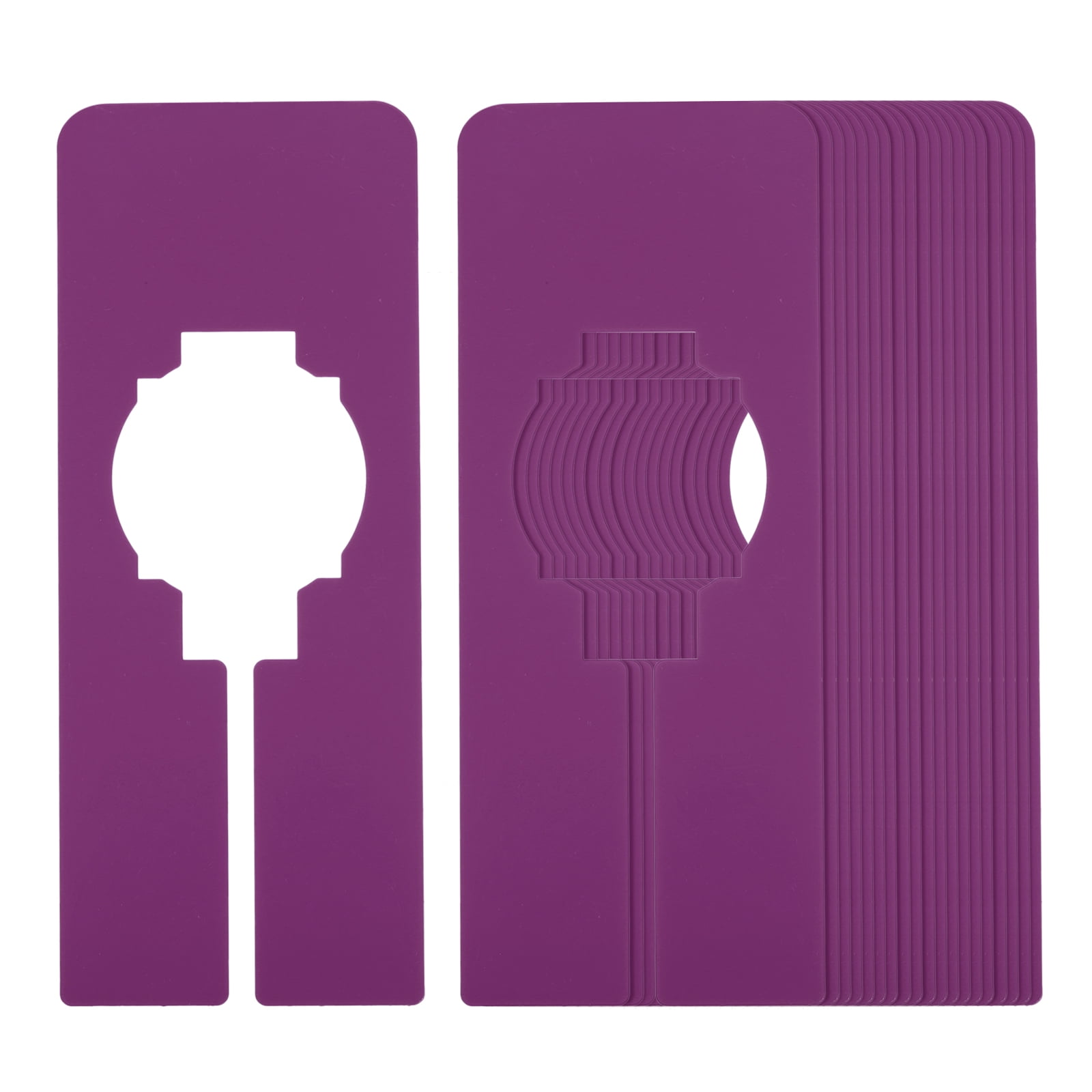 Uxcell Clothes Dividers, Closet Clothing Rack Dividers Blank Rectangle ...