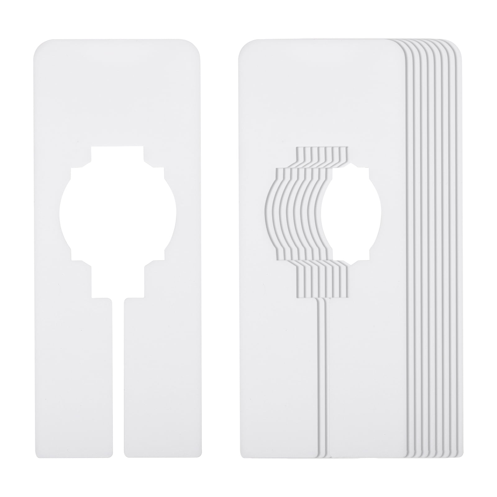 Uxcell 10Pcs Clothes Dividers, Closet Clothing Rack Dividers Blank ...
