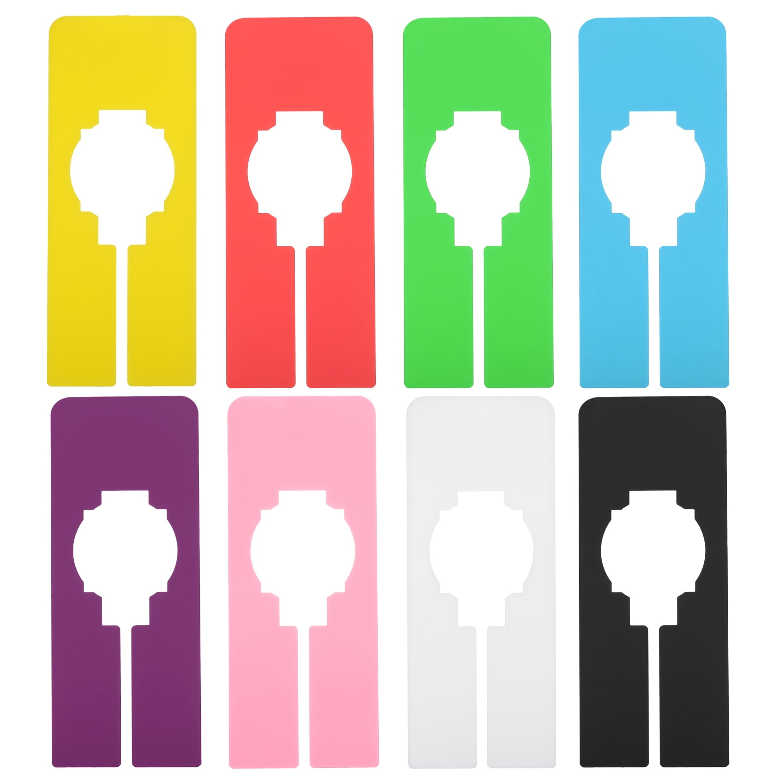 Uxcell Clothes Dividers, Closet Clothing Rack Dividers Blank Rectangle ...