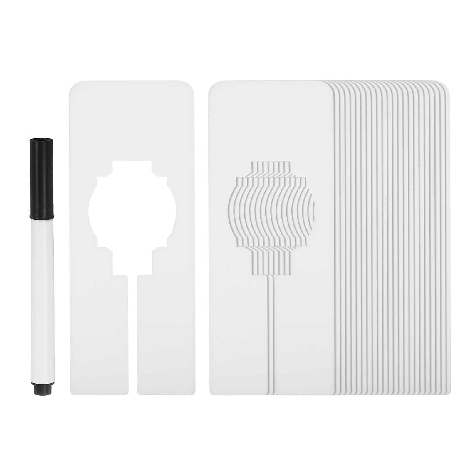 Uxcell Clothes Dividers, Closet Clothing Rack Dividers Blank Rectangle ...