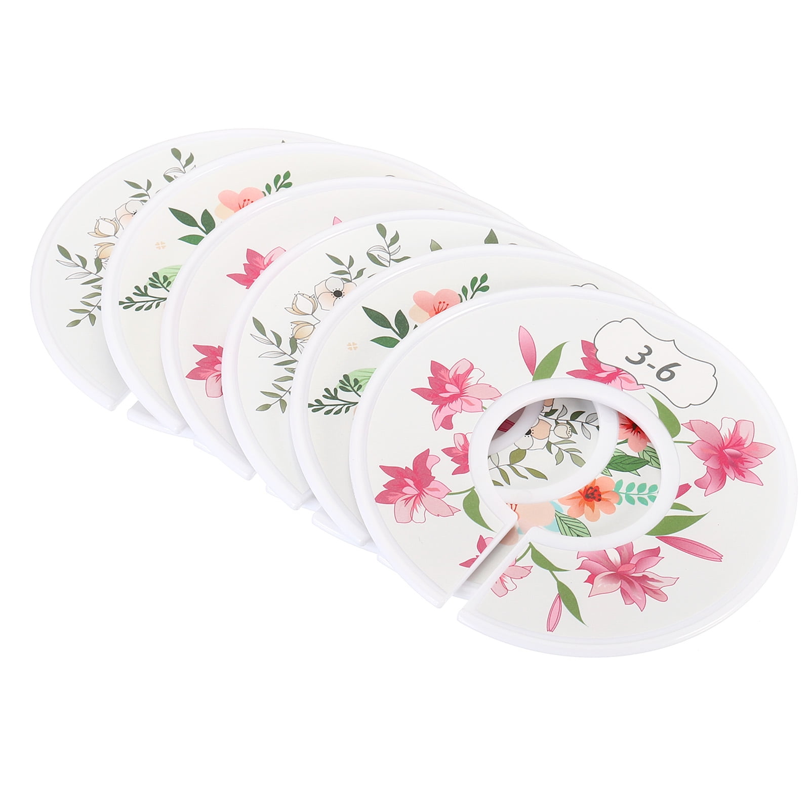 Uxcell Clothes Dividers, Closet Clothing Rack Wardrobe Round Separator ...