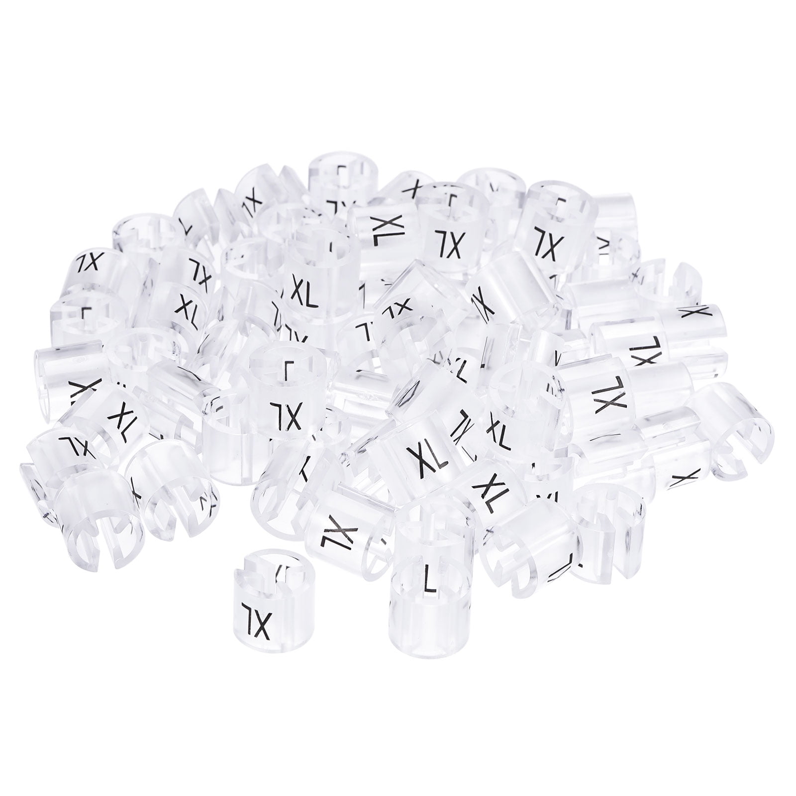 Uxcell Clothes Hanger Marker XL Fit 3.5mm Rod for Garment Color Coding ...