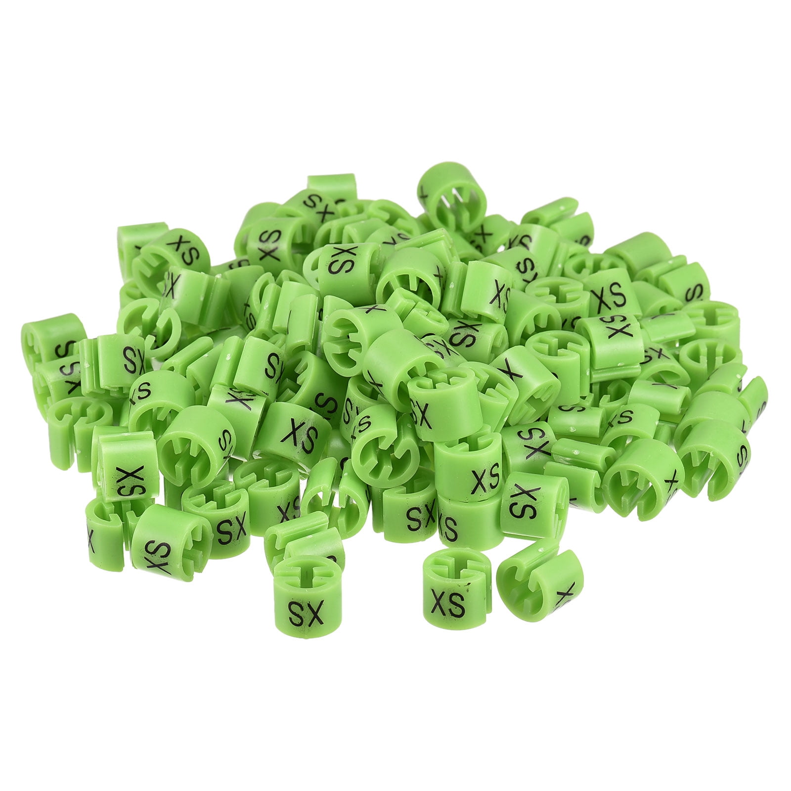 Uxcell Clothes Hanger Marker XS Fit 3.5mm Rod for Garment Color Coding ...