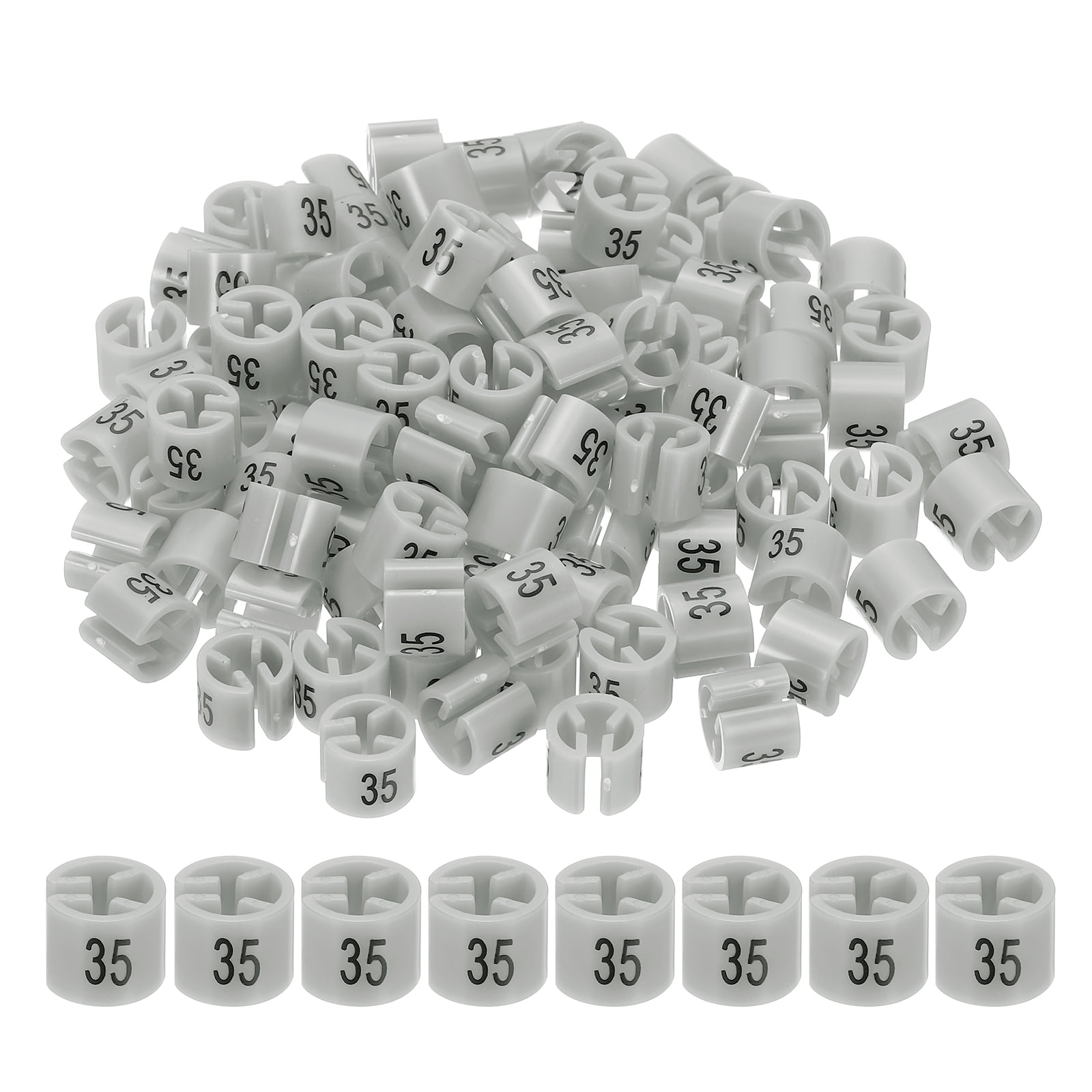 Clothes Hanger Markers Number 35 Tags Garment Size Tag Hanger Clips ...