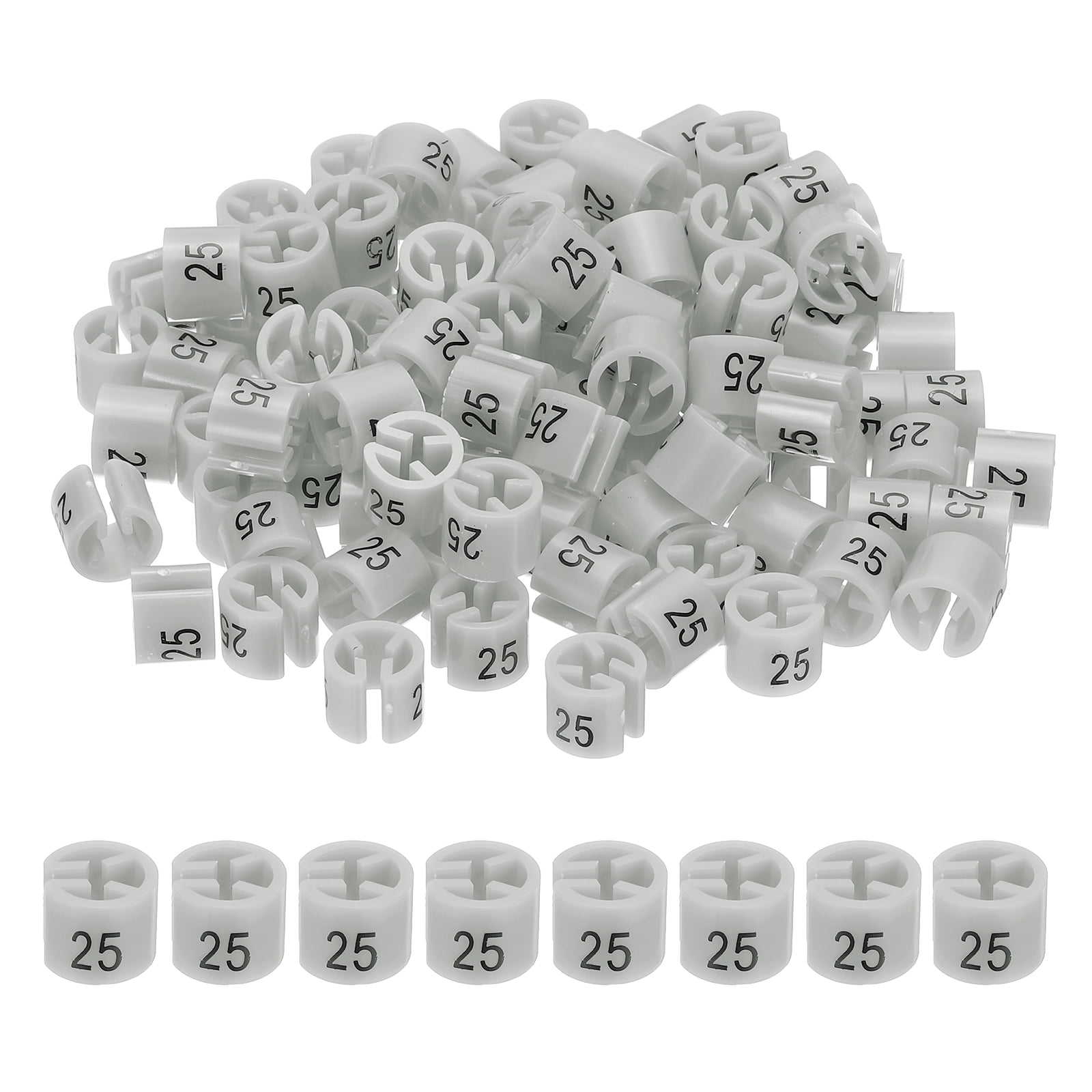 Clothes Hanger Markers Number 25 Tags Garment Size Tag Hanger Clips ...
