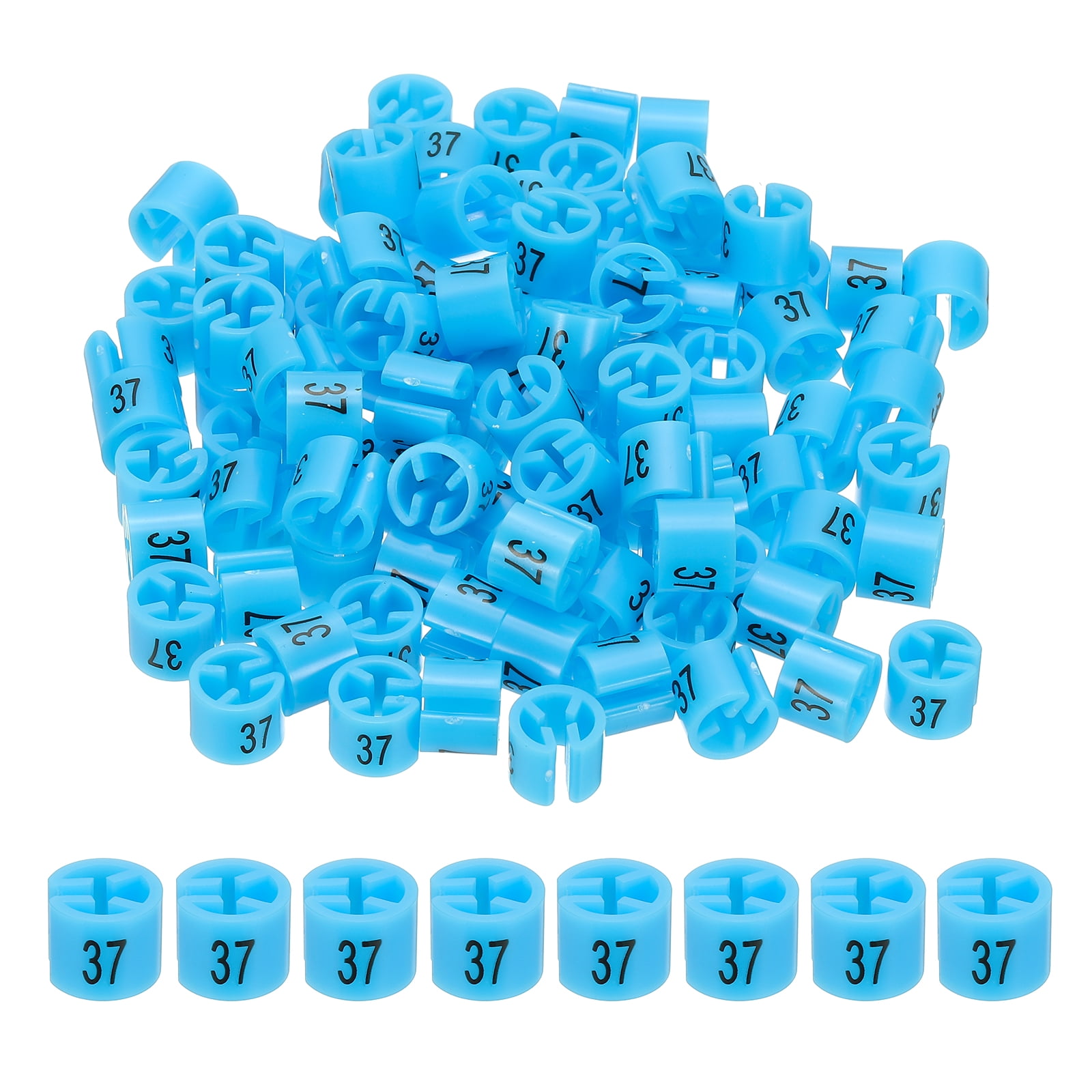 Clothes Hanger Markers Number 37 Tags Garment Size Tag Hanger Clips ...