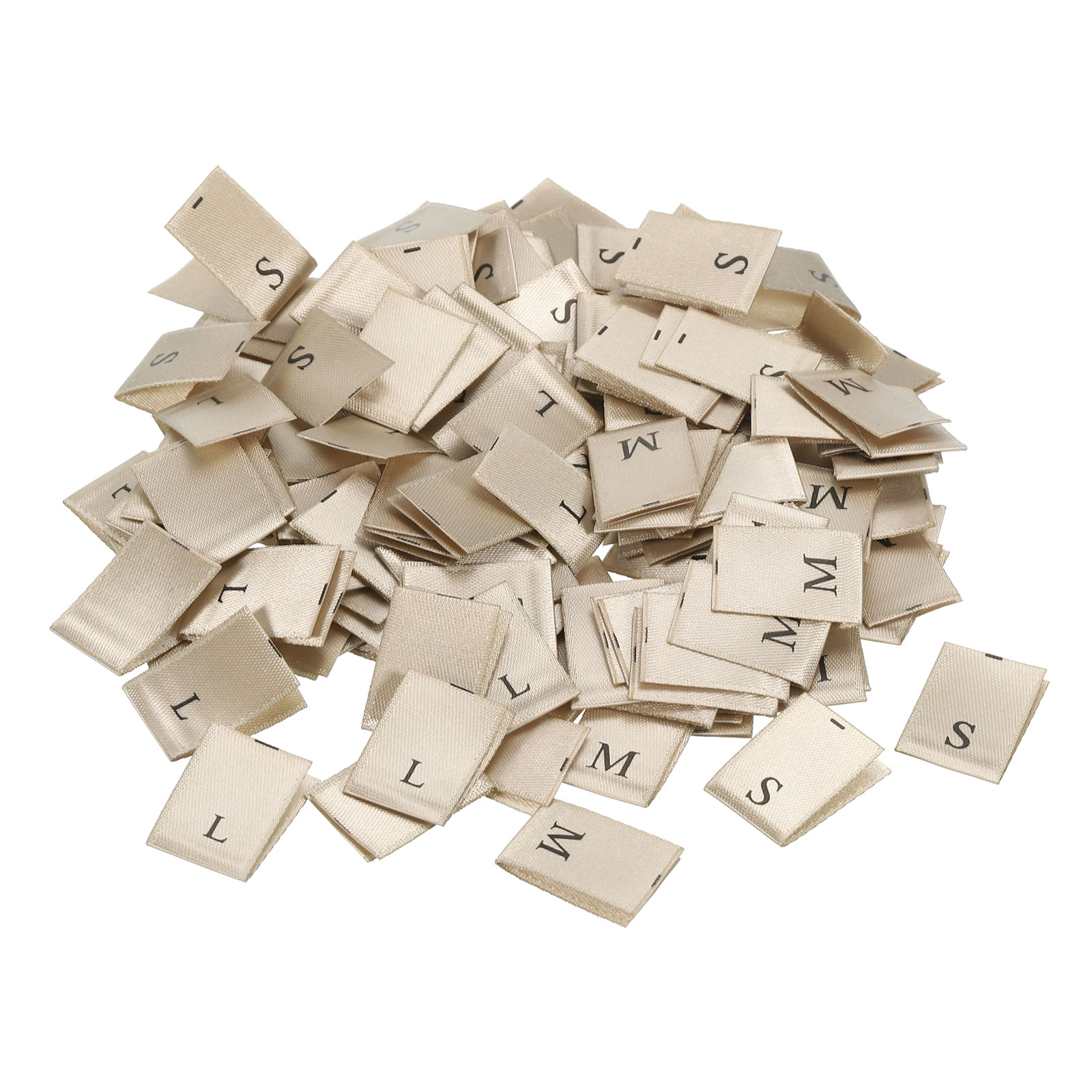 Uxcell Clothing Size Labels, S/M/L Sizes Woven Sewing Clothes Label ...