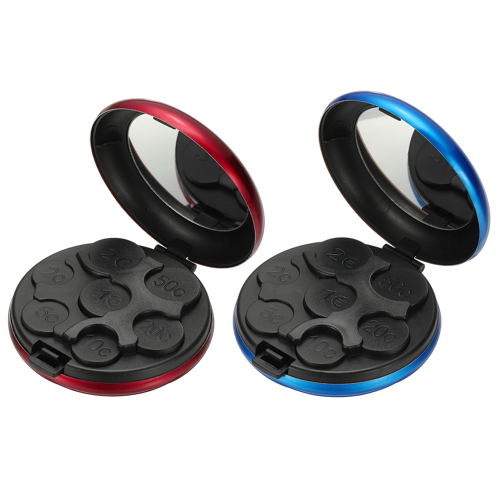 Uxcell Coin Dispenser Storage, Portable Change Sorter Aluminum Case ...