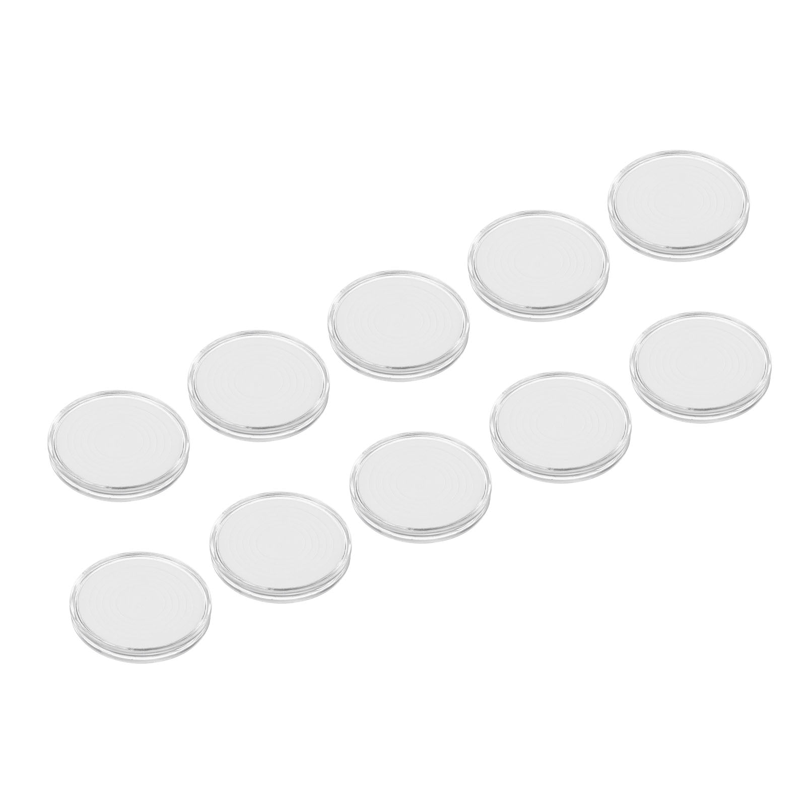 Uxcell Coin Snap Holder Coin Case Storage Round with Foam Gasket Fit 17 ...