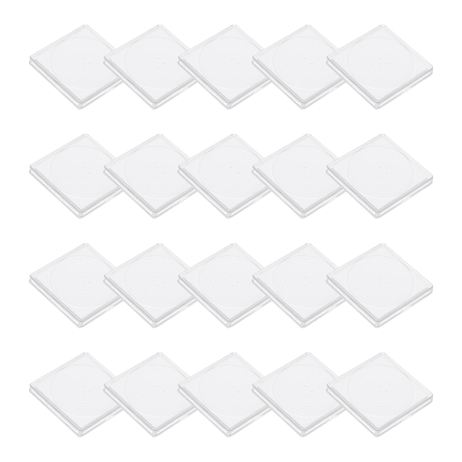Uxcell Coin Snap Holder Coin Case Storage Square with Foam Gasket Fit ...