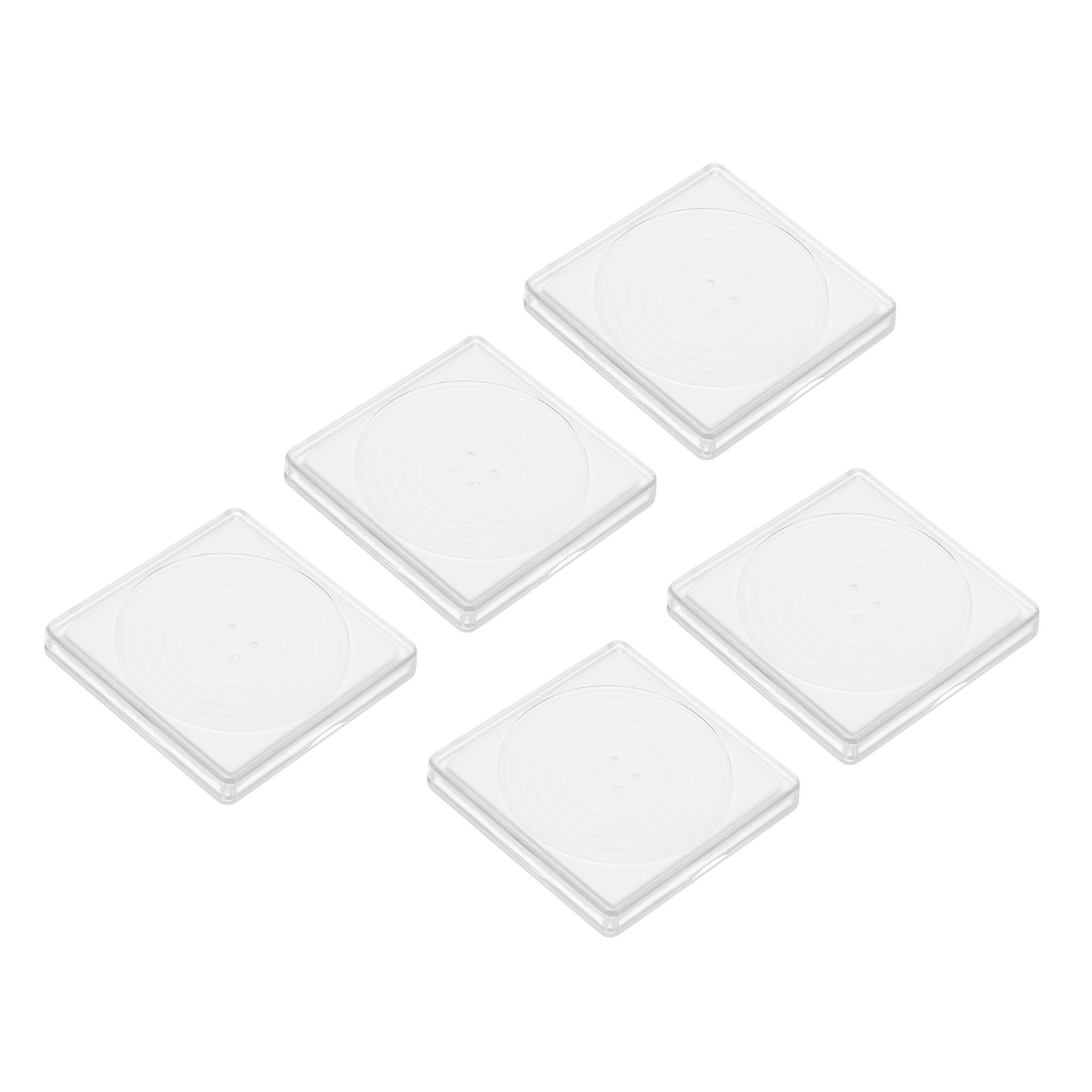 Uxcell Coin Snap Holder Coin Case Storage Square with Foam Gasket Fit ...