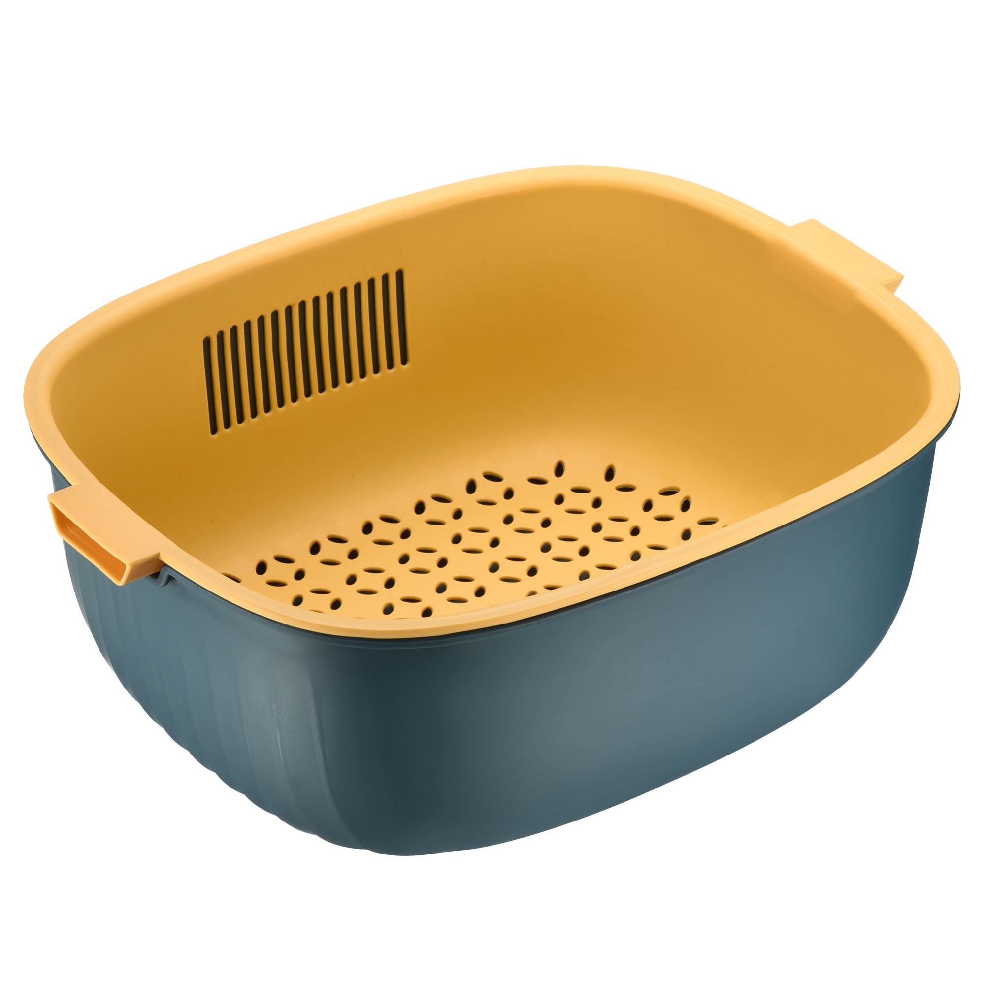 Uxcell Colander Bowl Strainers Set, Plastic Drain Basket Bowl Washing ...